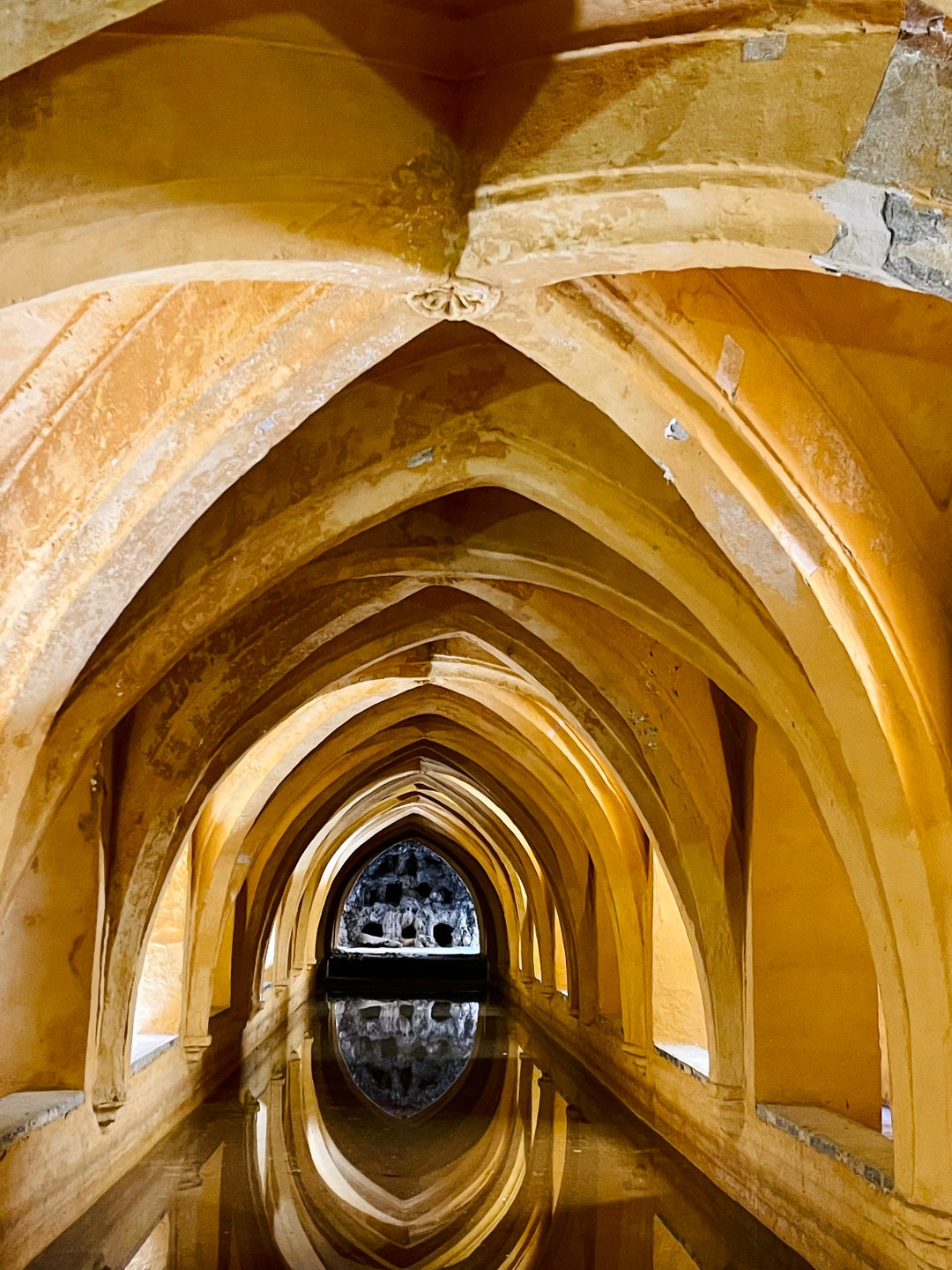Reflecting Pool Real Alcázar De Sevilla - Etsy