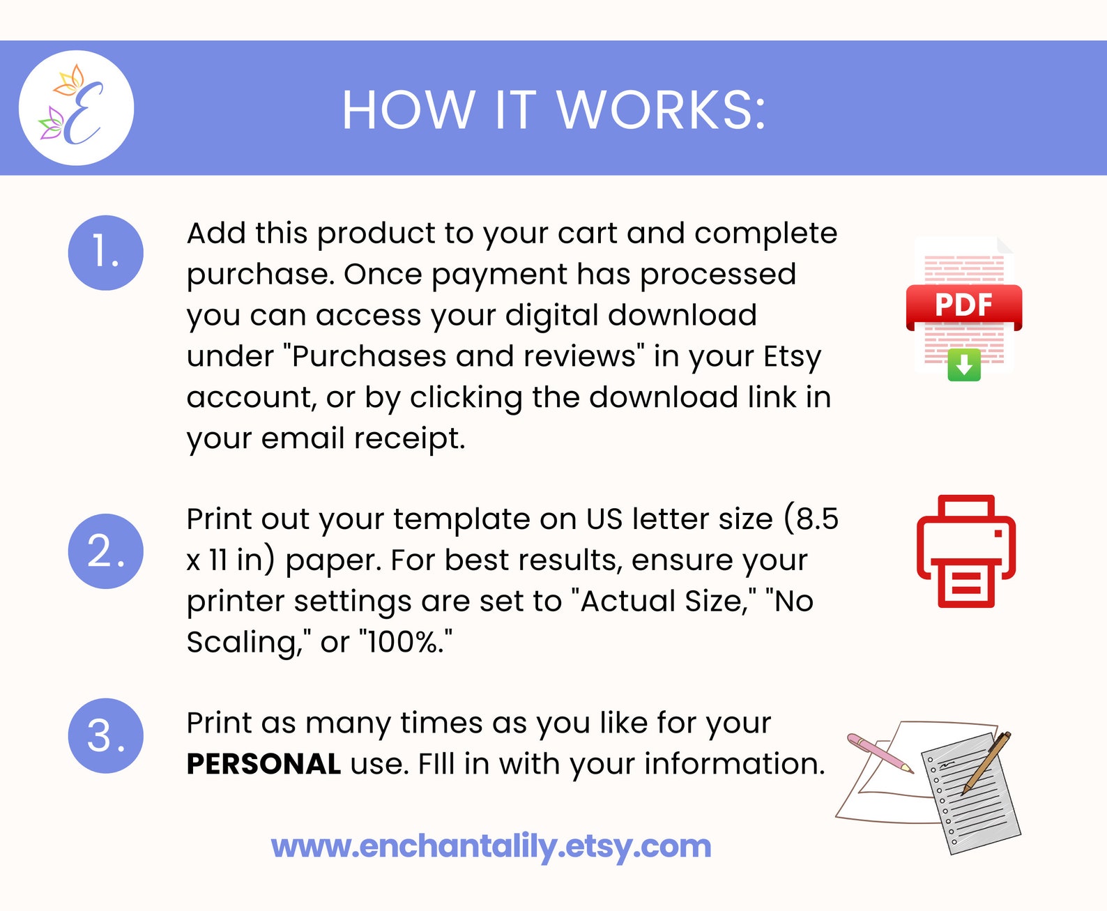 Printable * Ingredients Guide & Workbook - Ideal Add in for Spell Book ...