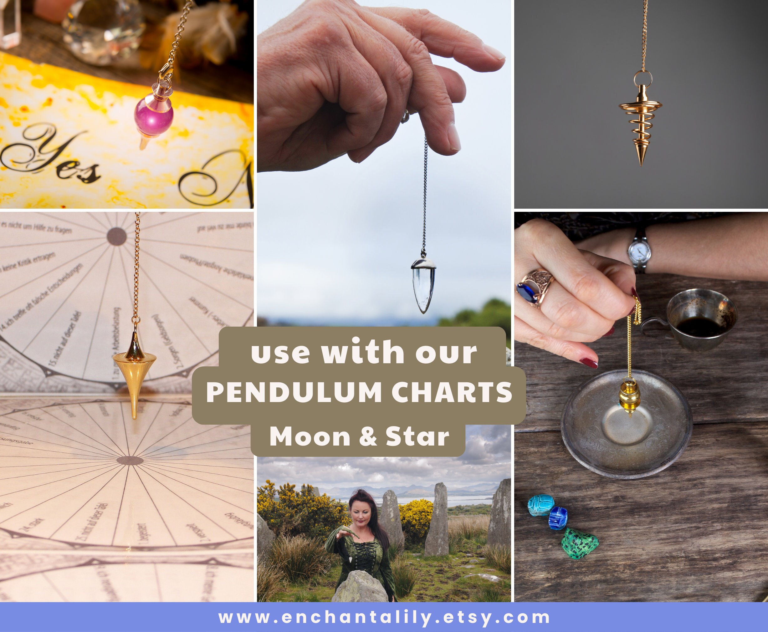 Printable * Pendulum Dowsing Chart Bundle - Months, Days of the Week ...