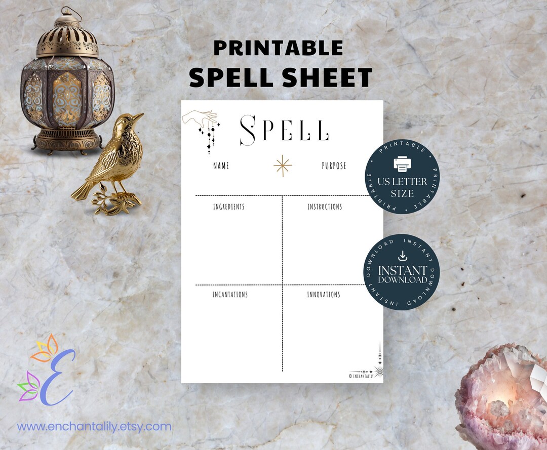 Printable * Spell Worksheet - Printable Blank - Ink Saver Page for Book ...