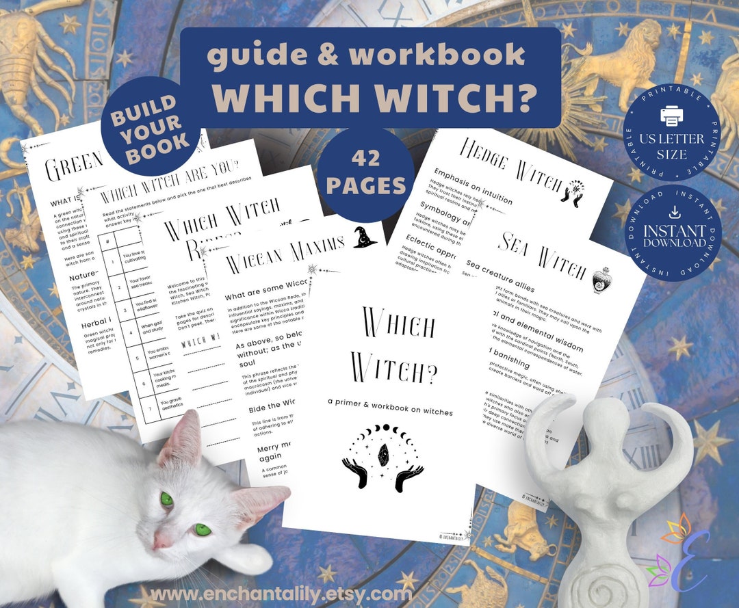 Printable * Which Witch? Primer Guide & Workbook - Witchcraft Practice ...