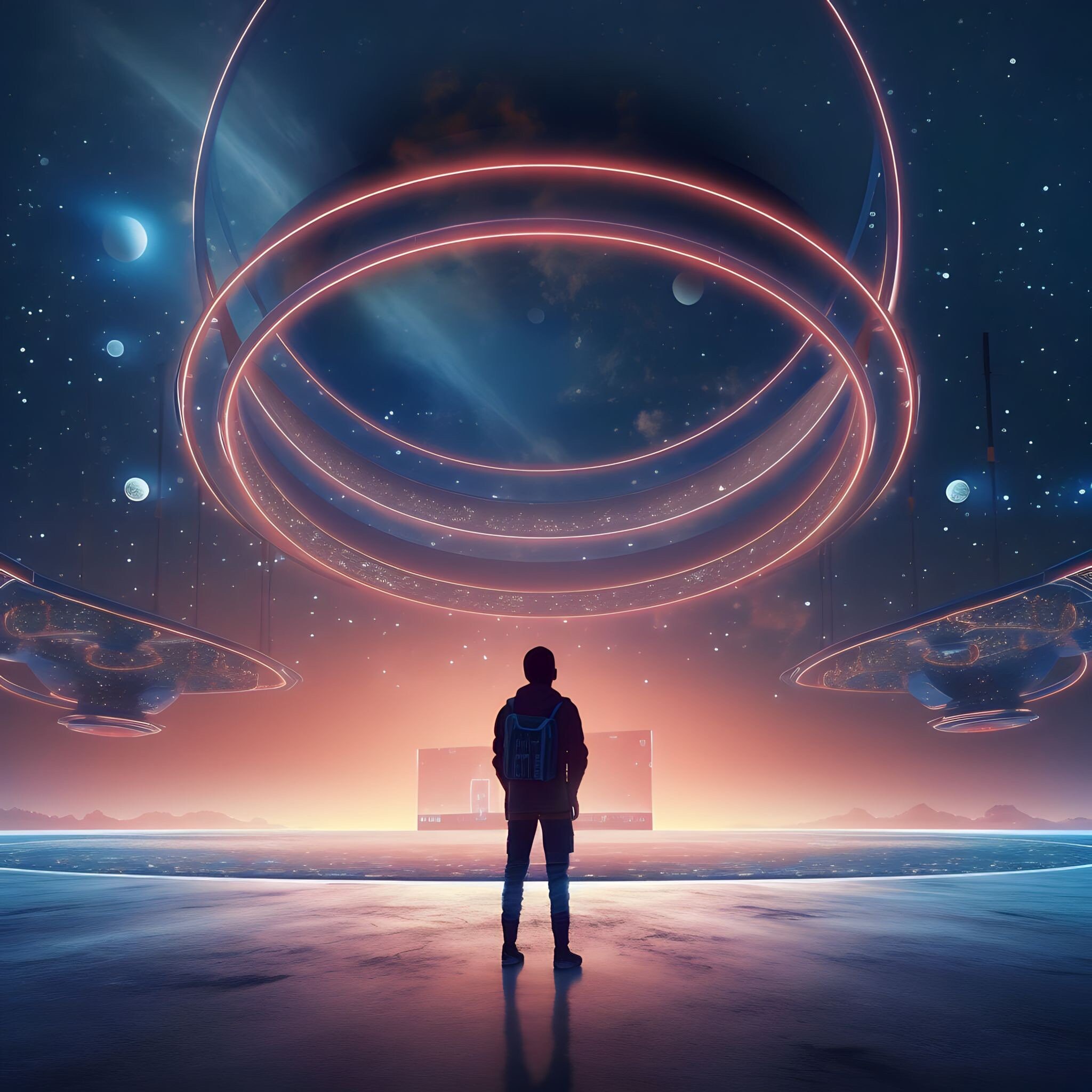 Futuristic Digital Print 3 Pack - Instant Download - Etsy