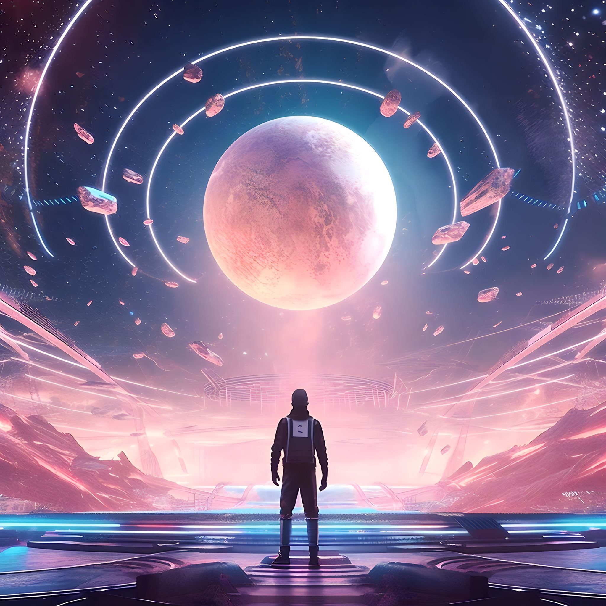 Futuristic Digital Print 3 Pack - Instant Download - Etsy