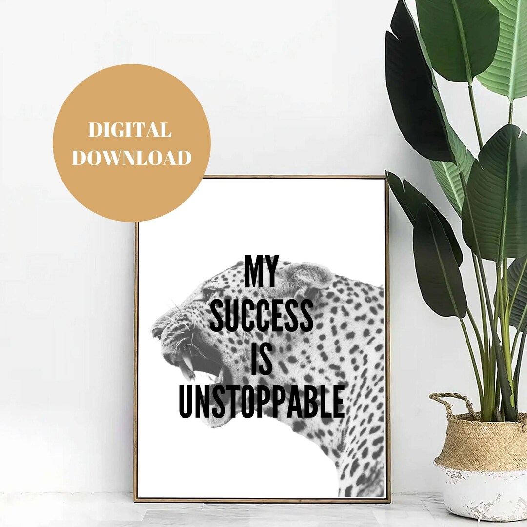 Success Wall Art/ Motivational Posters/ Success Quotes/ Room - Etsy