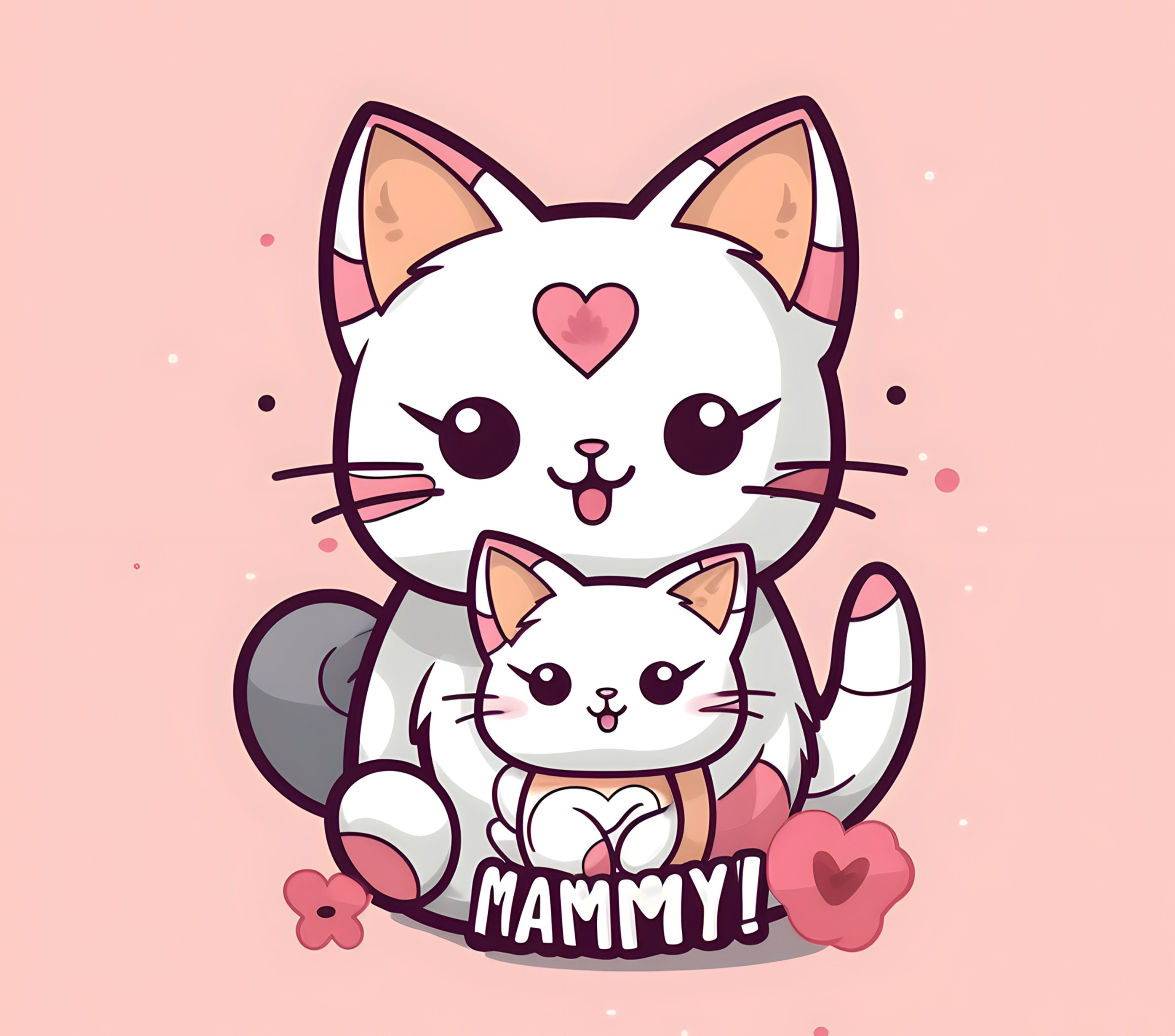 Cats Cat Mom Mammy Mother Mama Love Pet Animal - Etsy