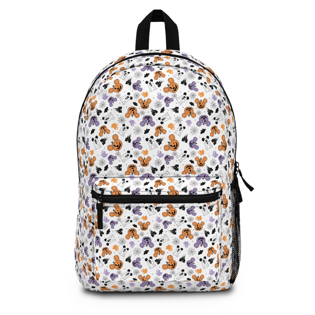 Halloween Disney Backpack Mickey Pumpkins Computer Bag Disney Pumpkins ...