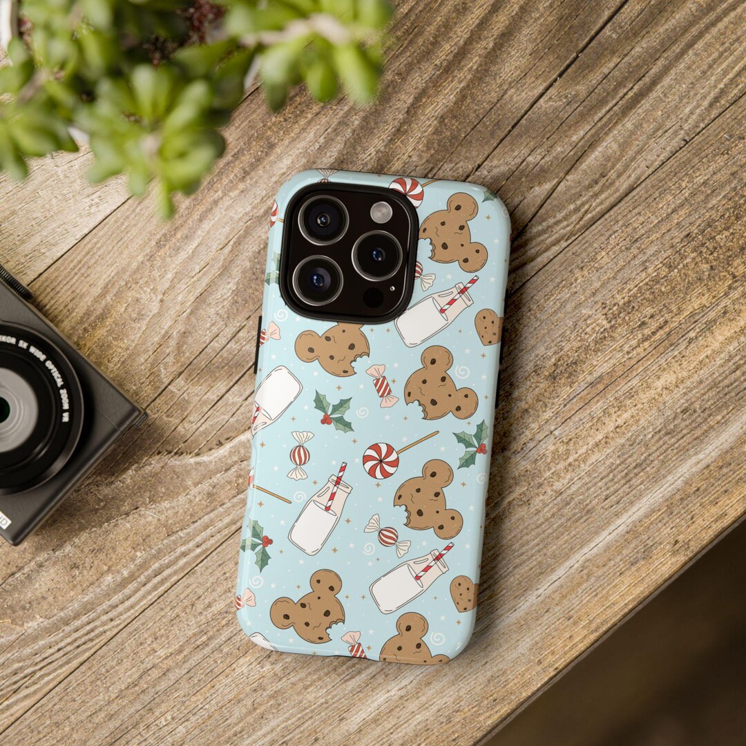 Mickey Christmas Milk and Cookies Case Cheerful Mickey Mouse Holiday ...