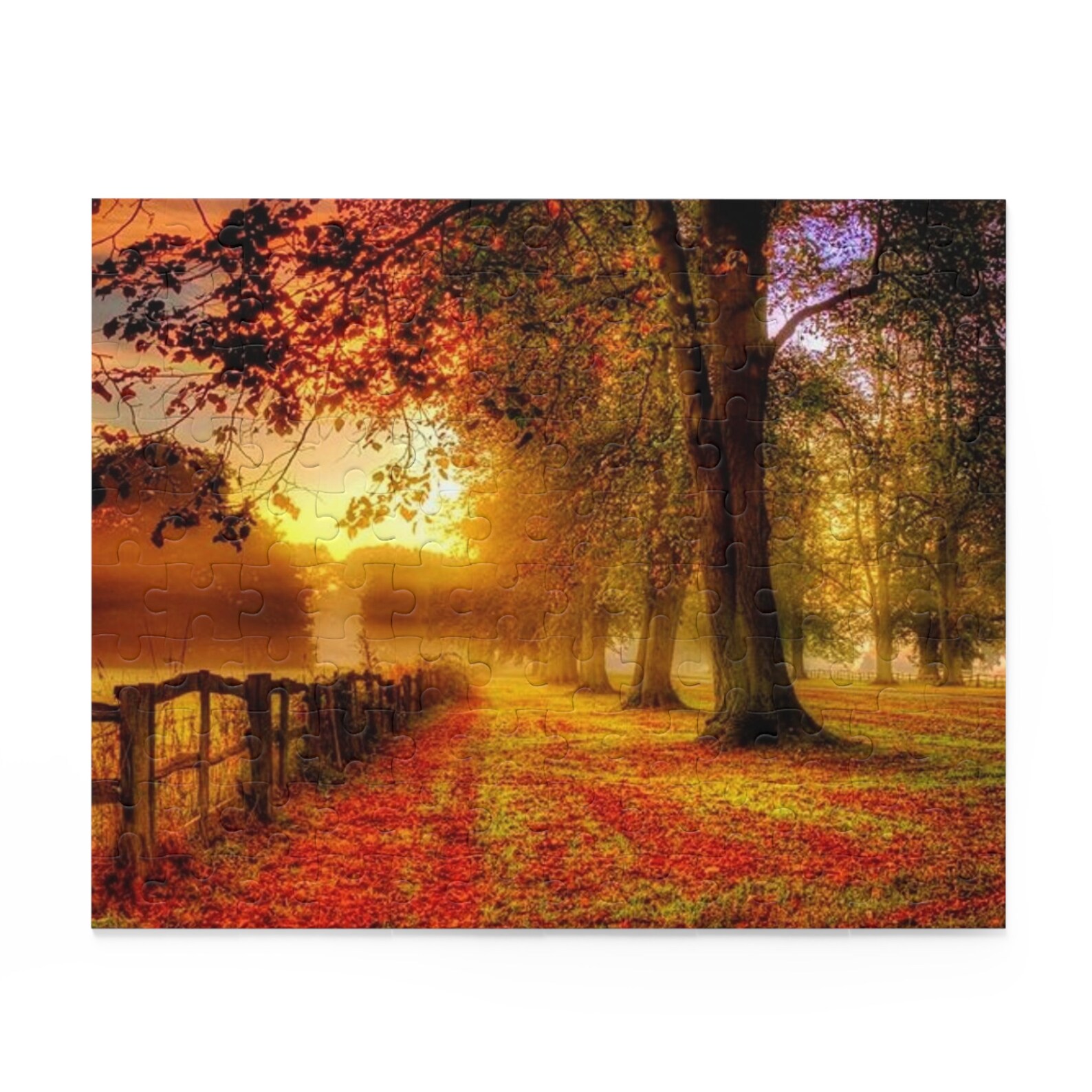 Fall Leaves Puzzle (120, 252, 500-piece) - Etsy