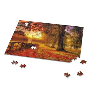 Fall Leaves Puzzle (120, 252, 500-piece) - Etsy