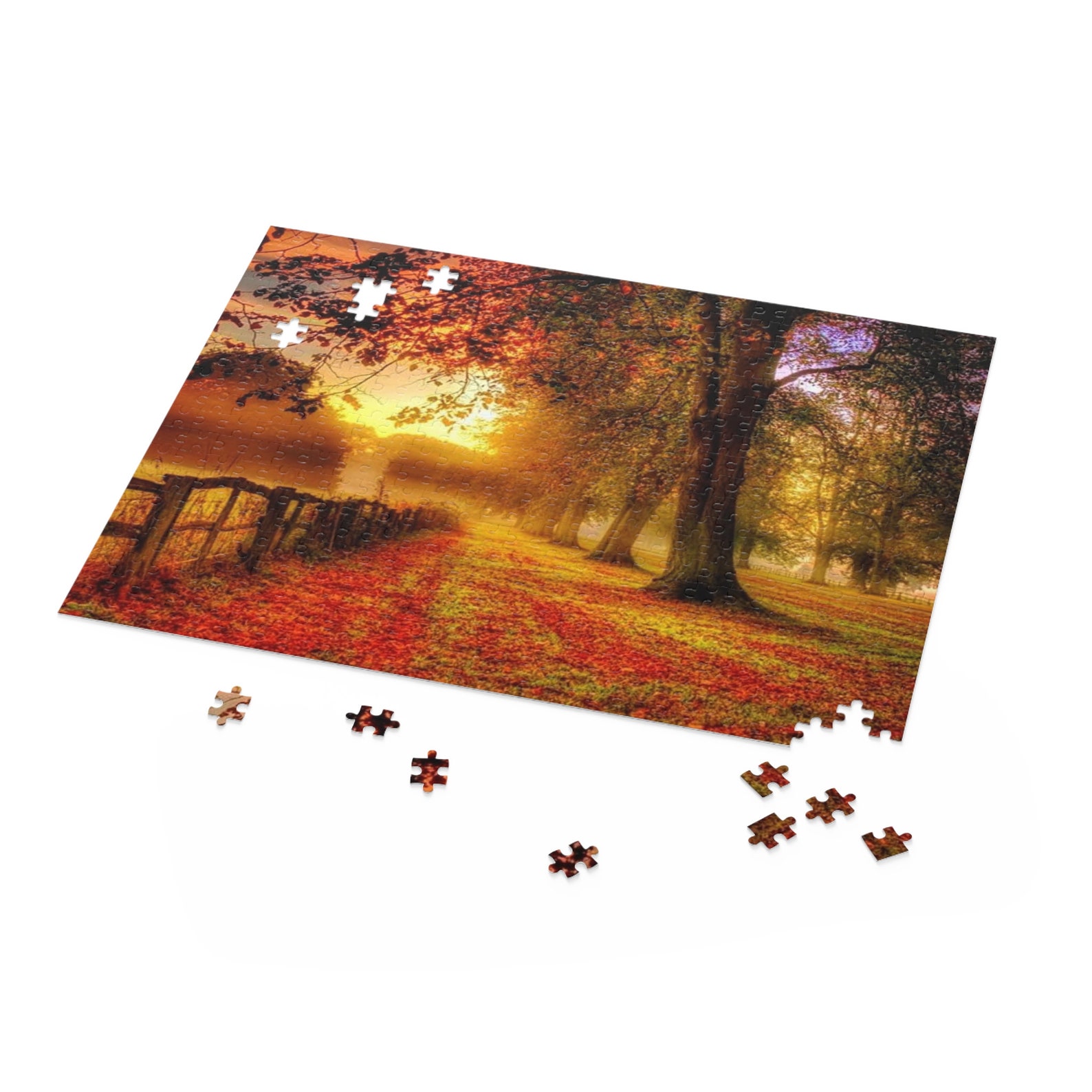 Fall Leaves Puzzle (120, 252, 500-piece) - Etsy