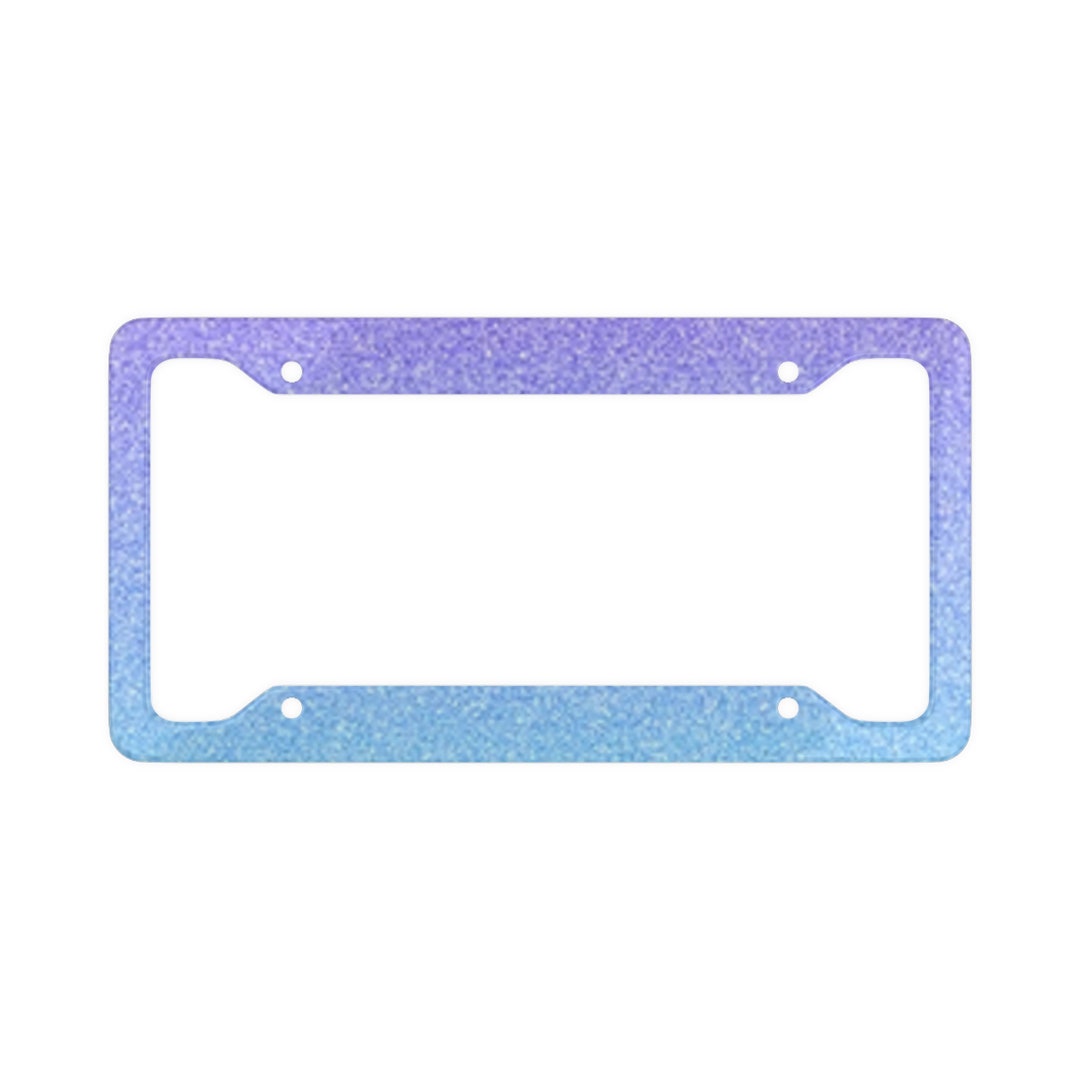 Ombre Sparkle License Plate Frame - Etsy