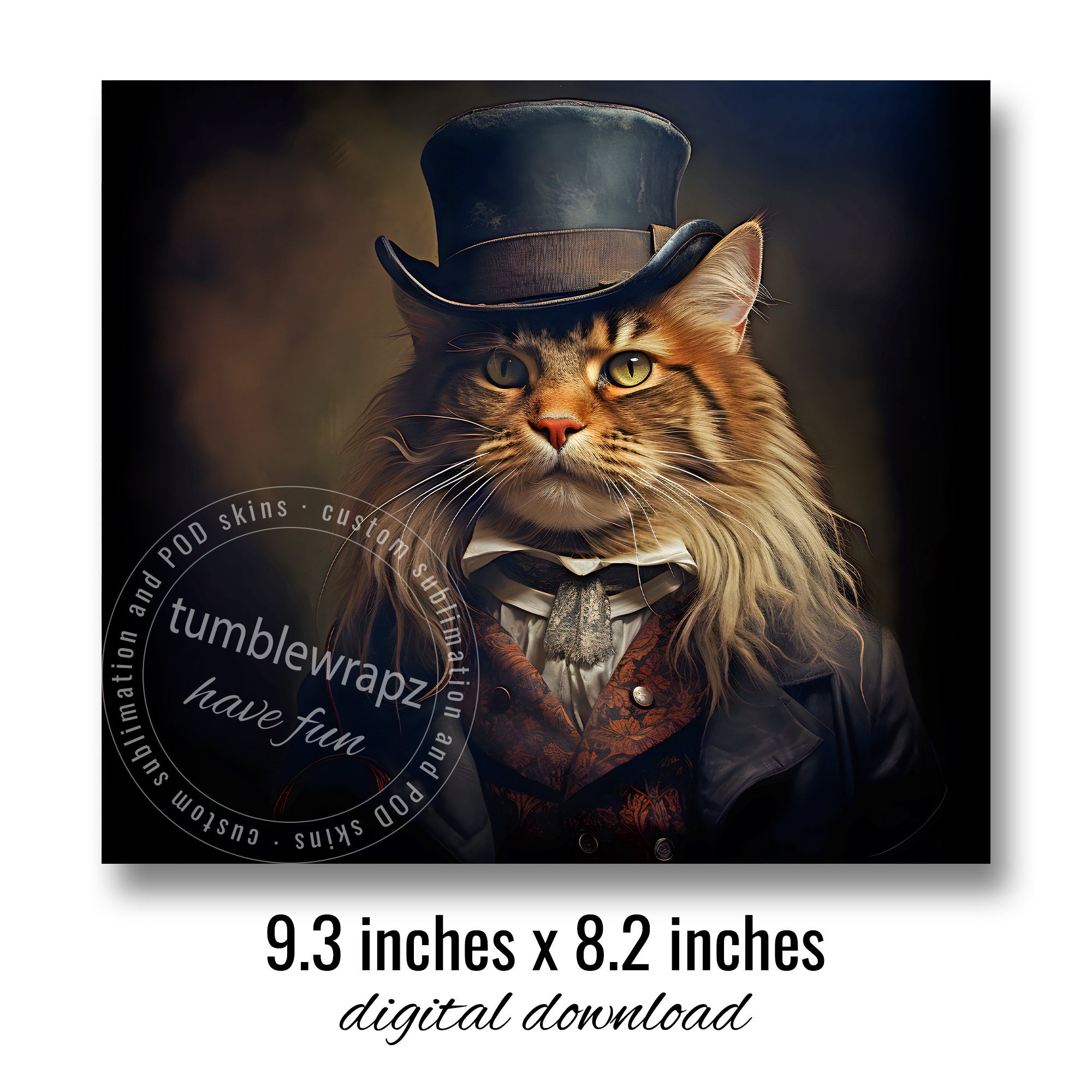 Peaky Blinders Cat 20oz Skinny Tumbler Sublimation PNG Peaky Blinders ...