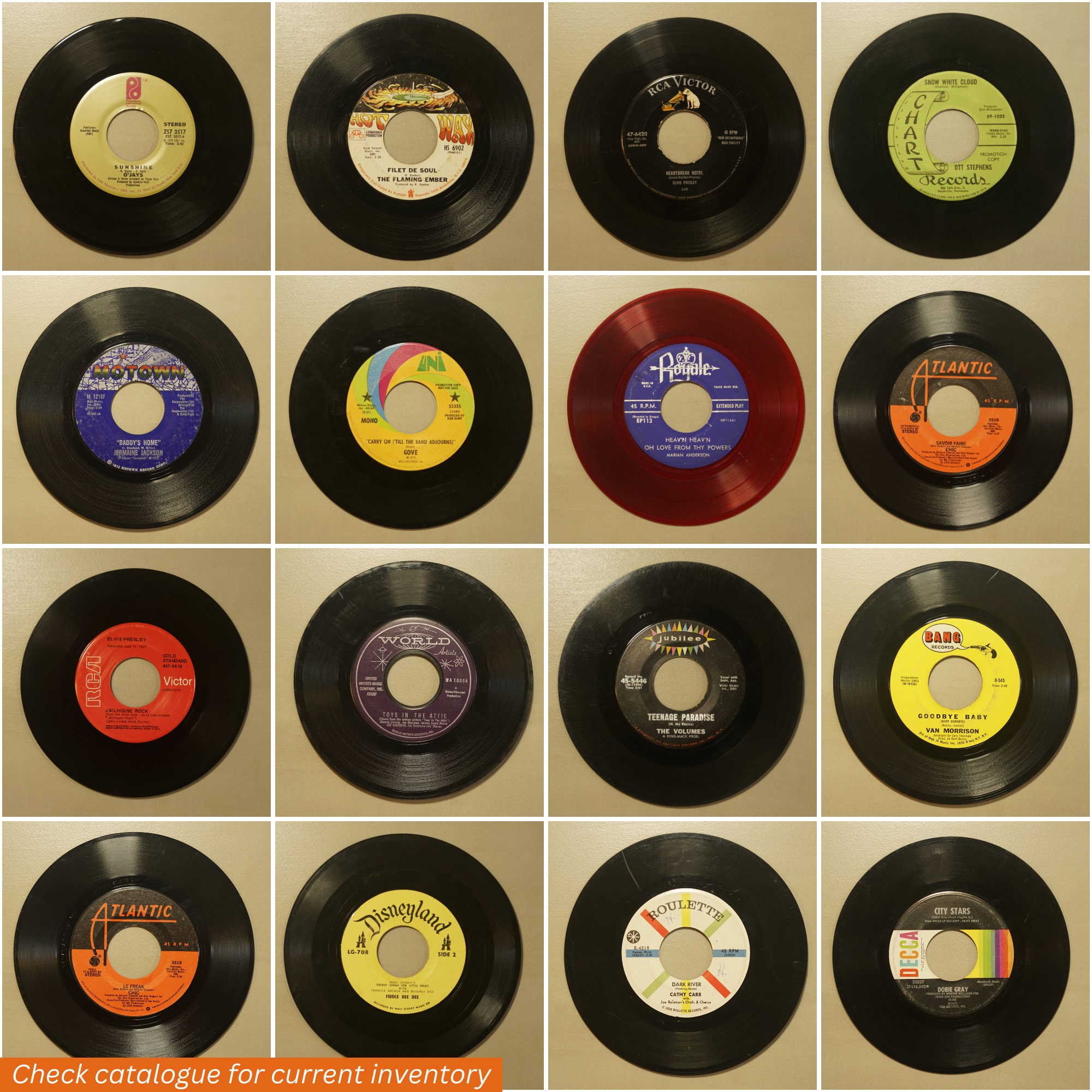 Vinyl Record Wall Clock Vintage Vinyl 7in LP Custom - Etsy