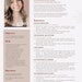 Attractive Custom Resume Template - Etsy