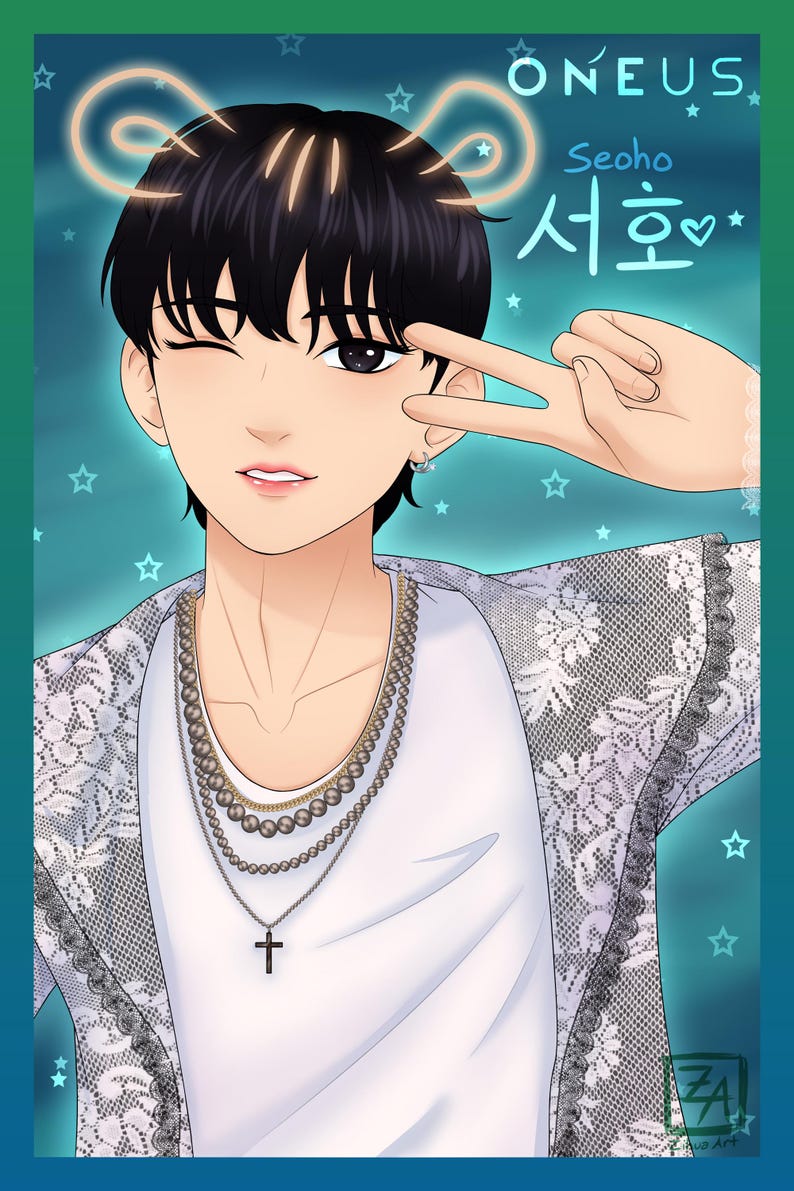 ONEUS Kpop PC Photocards Fanart Print Poster Posters Hwanwoong Leedo ...