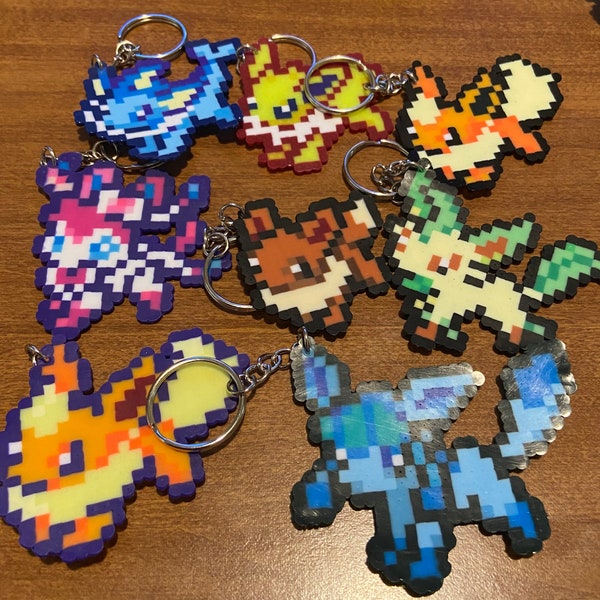 Perler Bead Keychain - Etsy