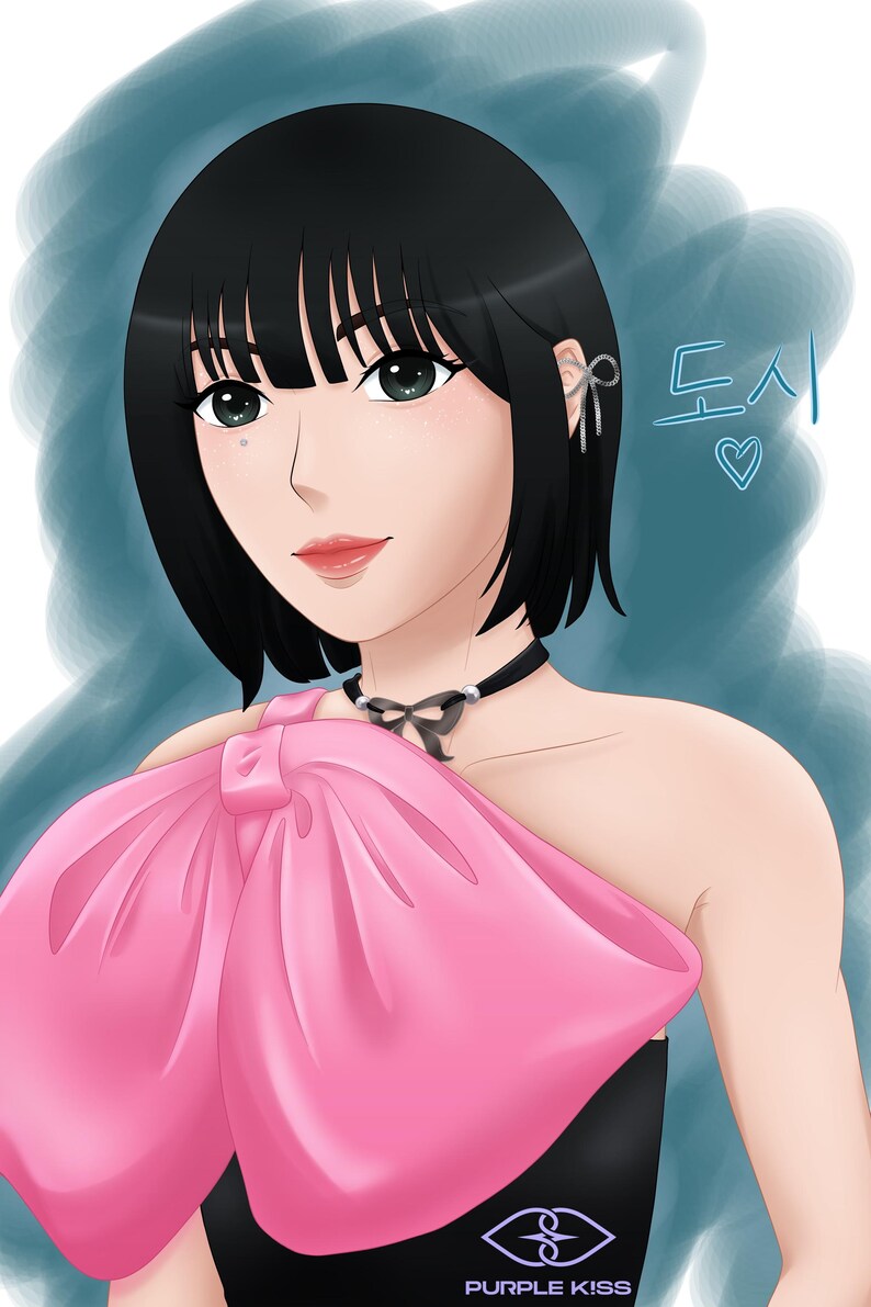 Purple Kiss Purki Plory Kpop Fanart Fan Merch Fanmerch PC Photocards ...