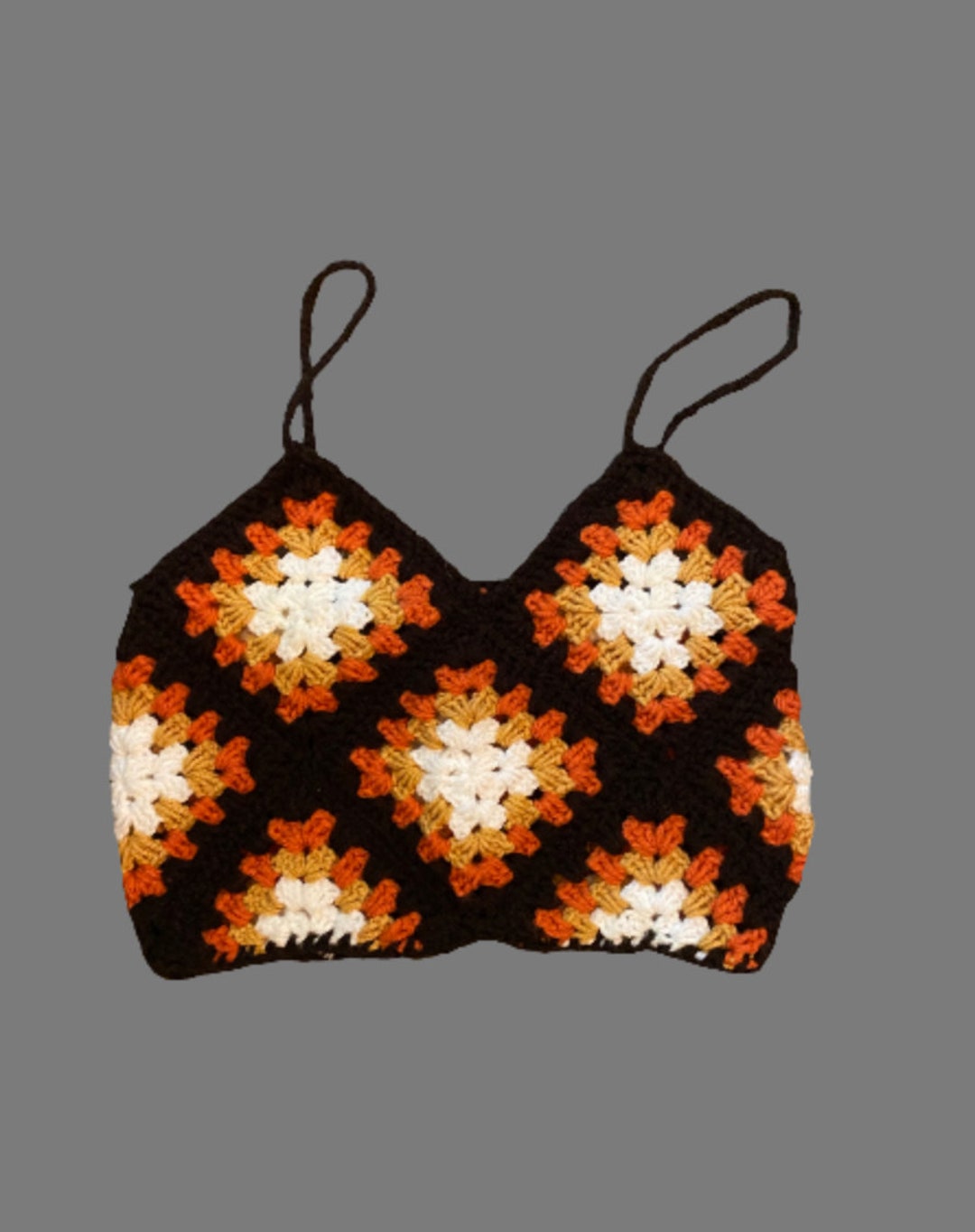 Handmade Crochet Granny Square Top Etsy