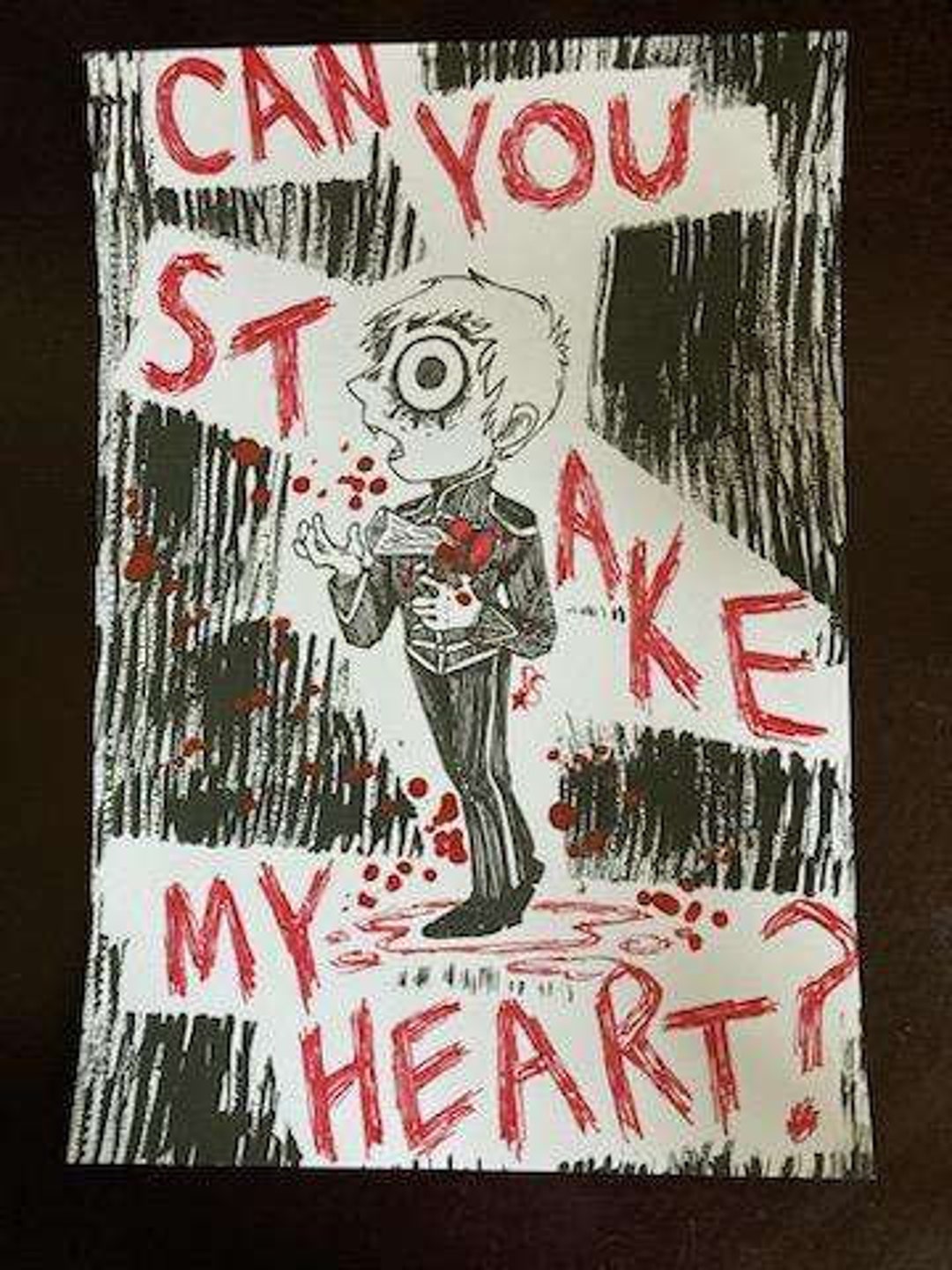 Vampire Gerard Way - Print - Etsy