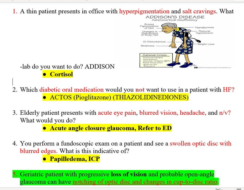 Comprehensive Nurse Practitioner Review Study Guide- Passed 9/2023 - Etsy