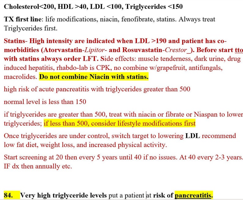 Comprehensive Nurse Practitioner Review Study Guide- Passed 9/2023 - Etsy