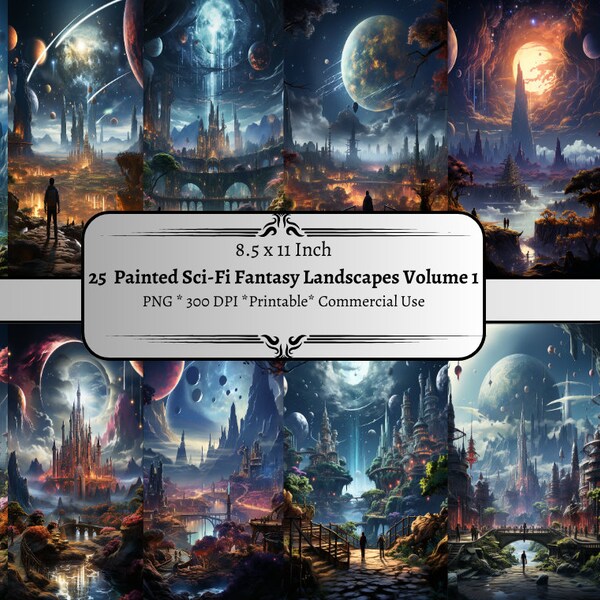 Fantasy Landscape - Etsy