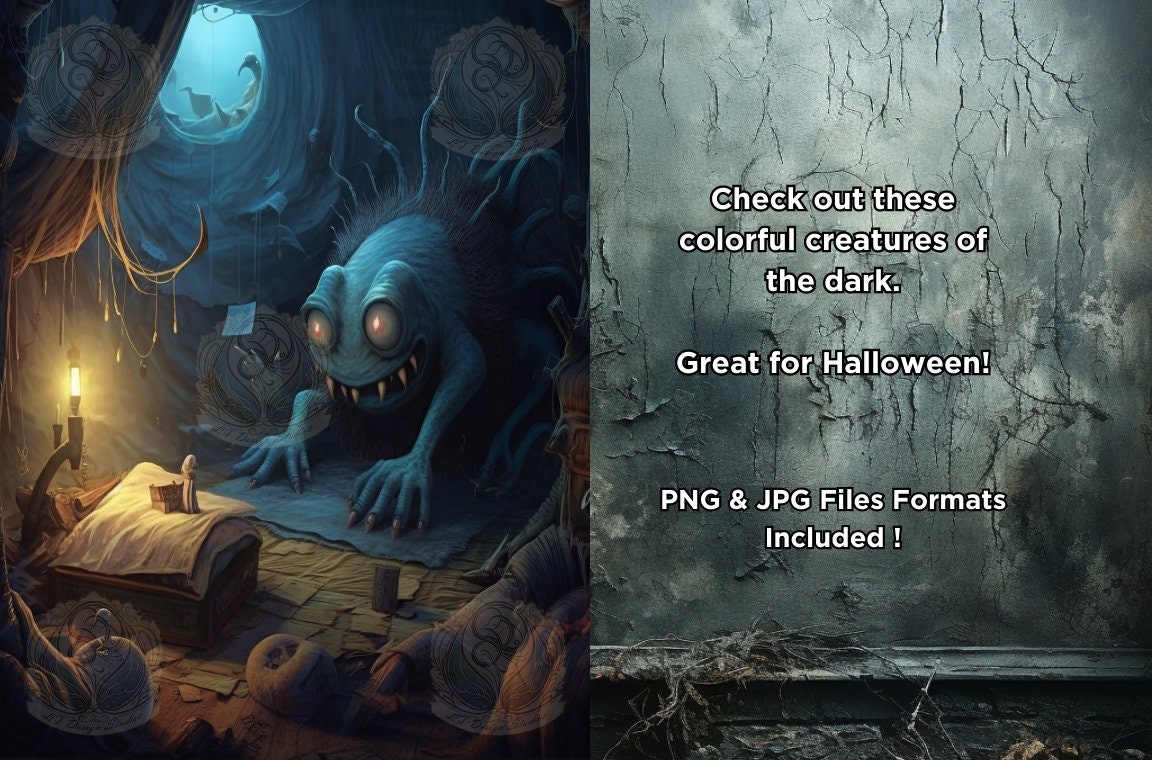25 Nightmare Dreamscapes Volume 6, PNG & JPEG Format Files, Dream ...