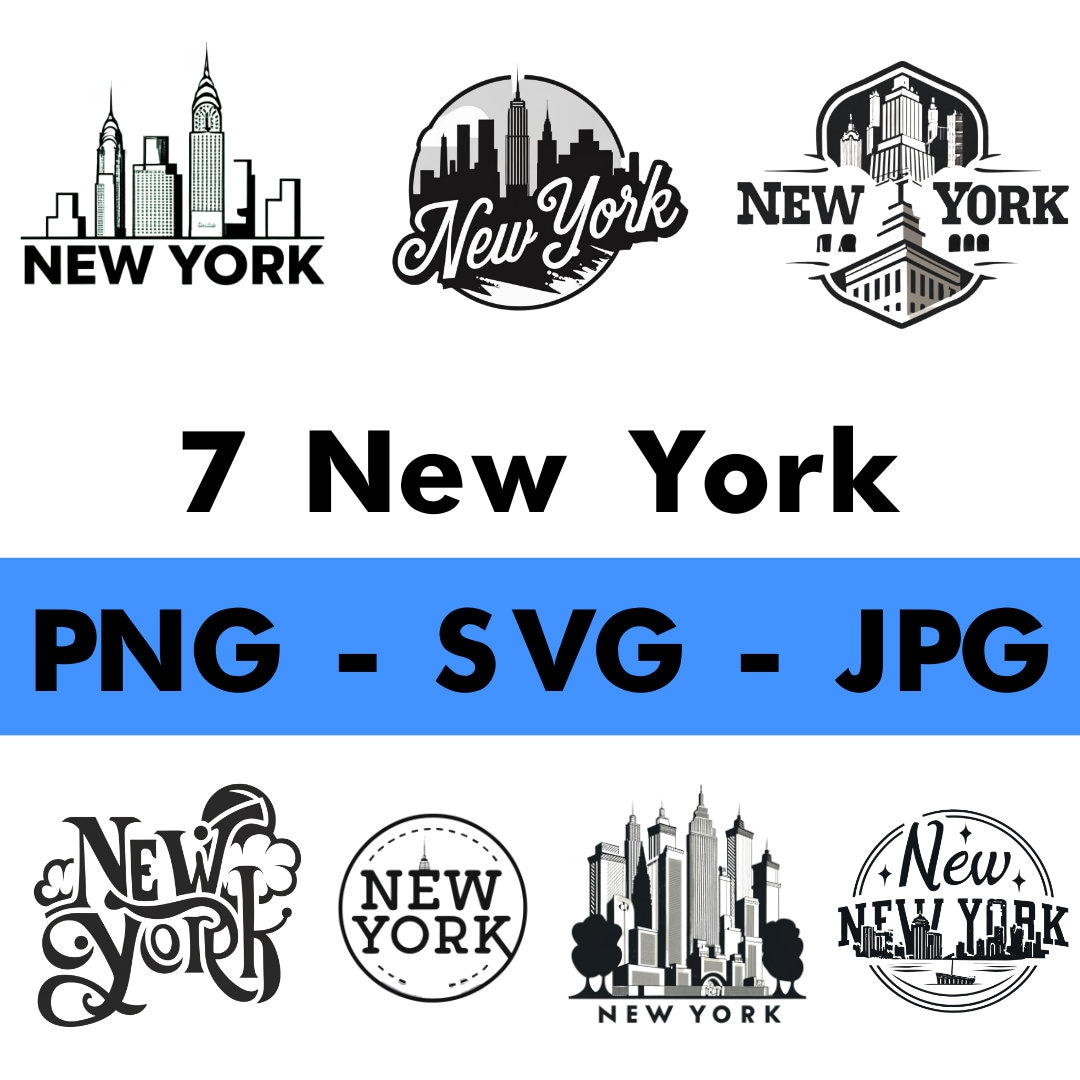 New York Skyline Svg NYC Skyline Svg Clipart New York City - Etsy Australia