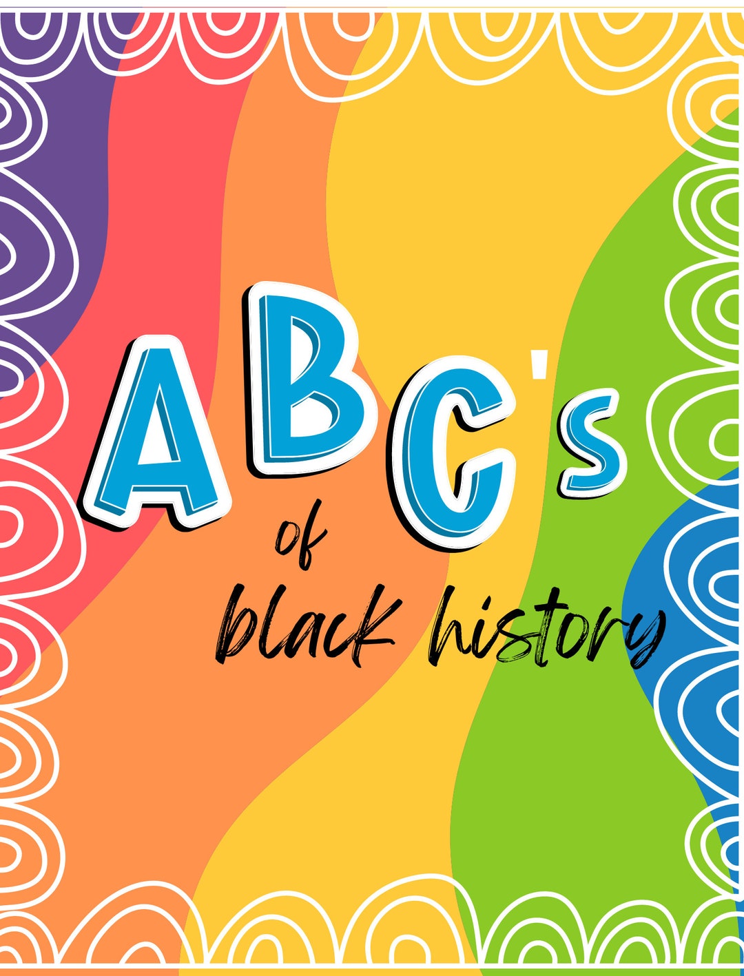 Abc's of Black History Handwriting - Etsy