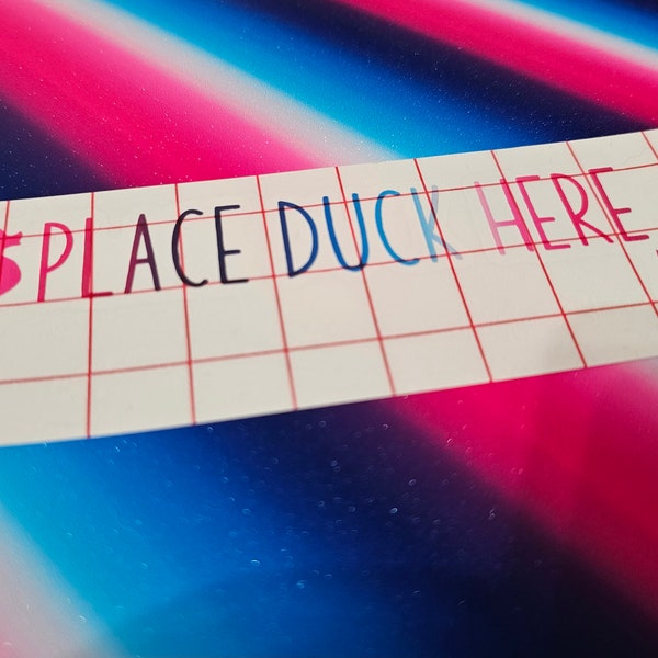 Place Duck Here Sticker - Etsy