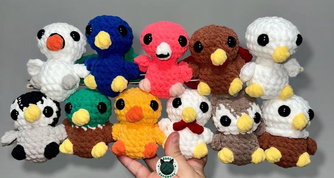 Itty Bitty Birds Crochet Pattern - Etsy