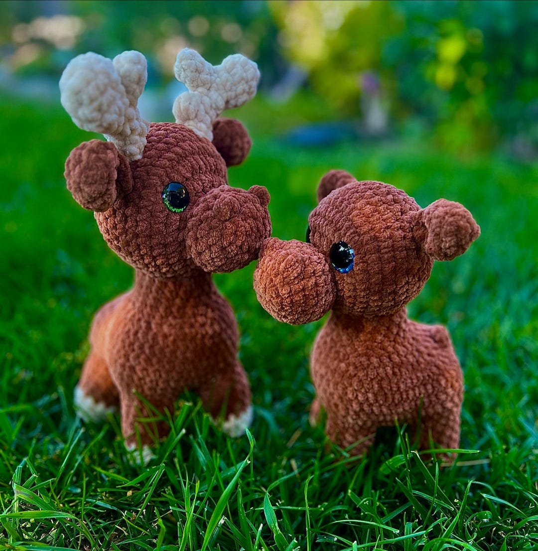 Crochet Moose Pattern. - Etsy