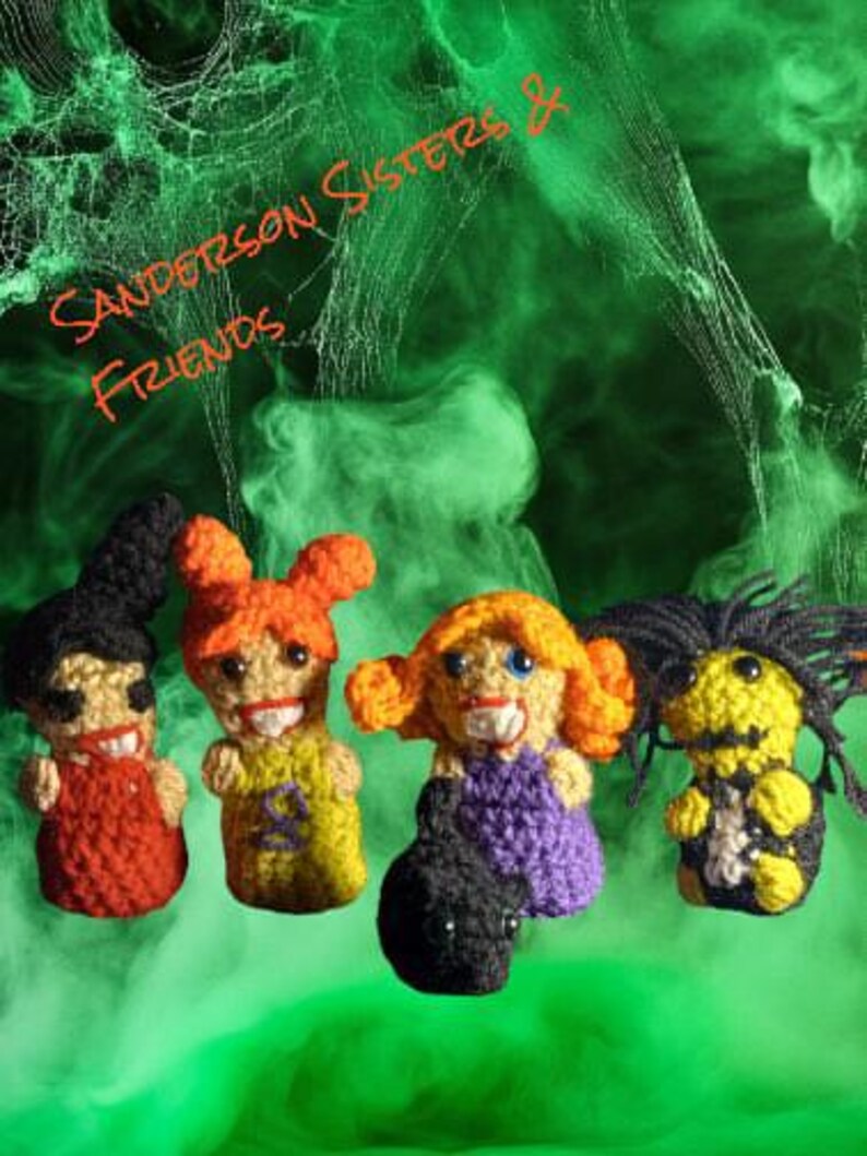 Itty Bitty Sister Witches Crew Crochet Pattern Set - Etsy
