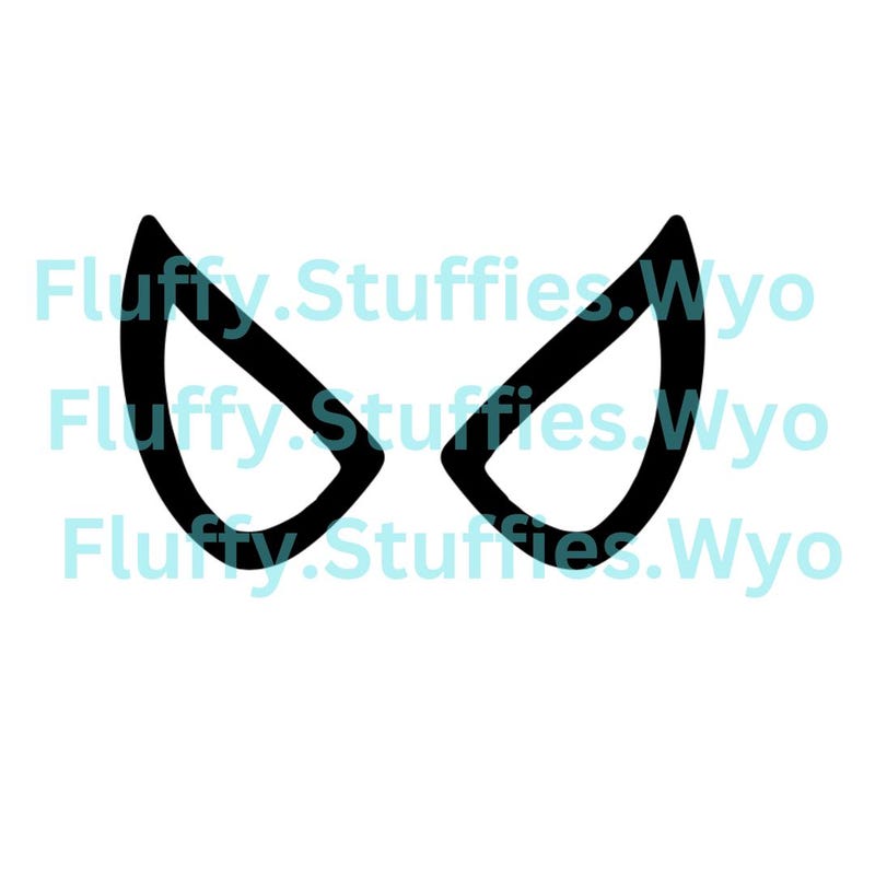 Spiderman Eyes Template Etsy Spiderman Eyes Template Etsy