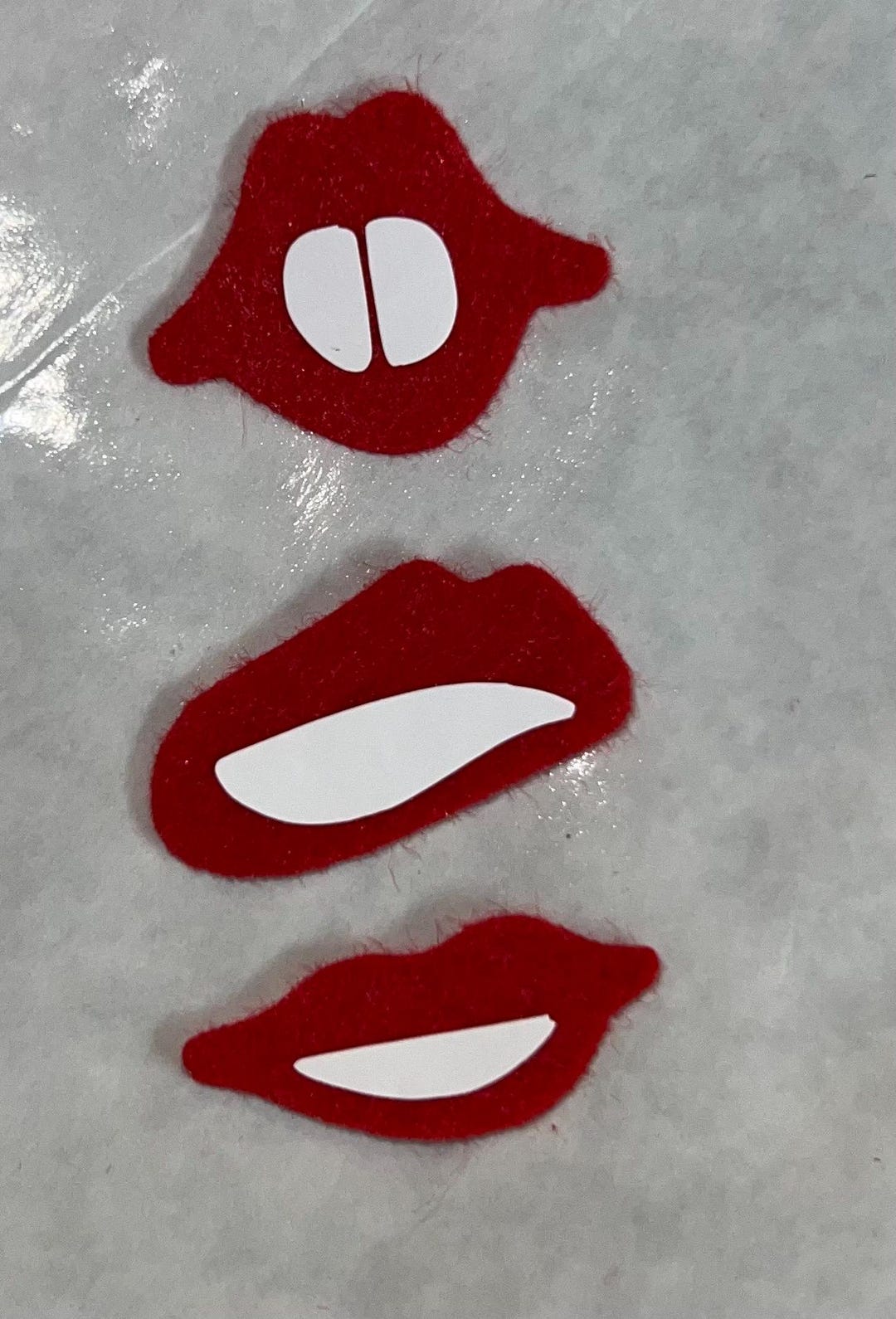 Sanderson Sister Felt Mouth Set - Etsy