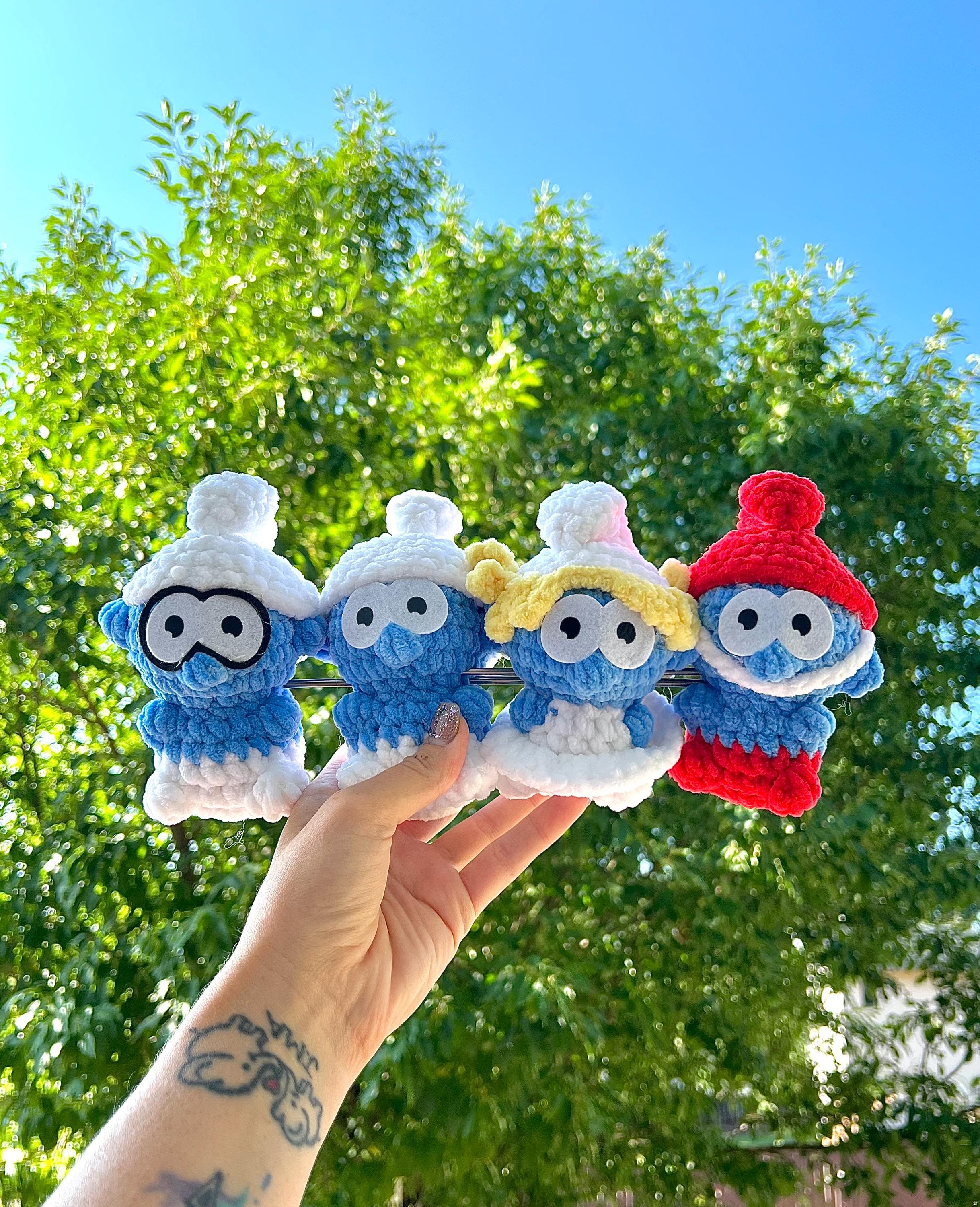 Itty Bitty Blue Guys Crochet Pattern - Etsy