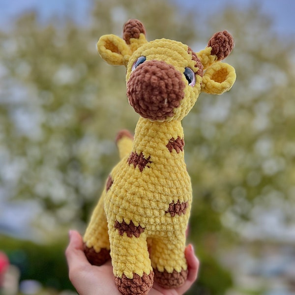 Crochet Standing Giraffe Pattern - Etsy