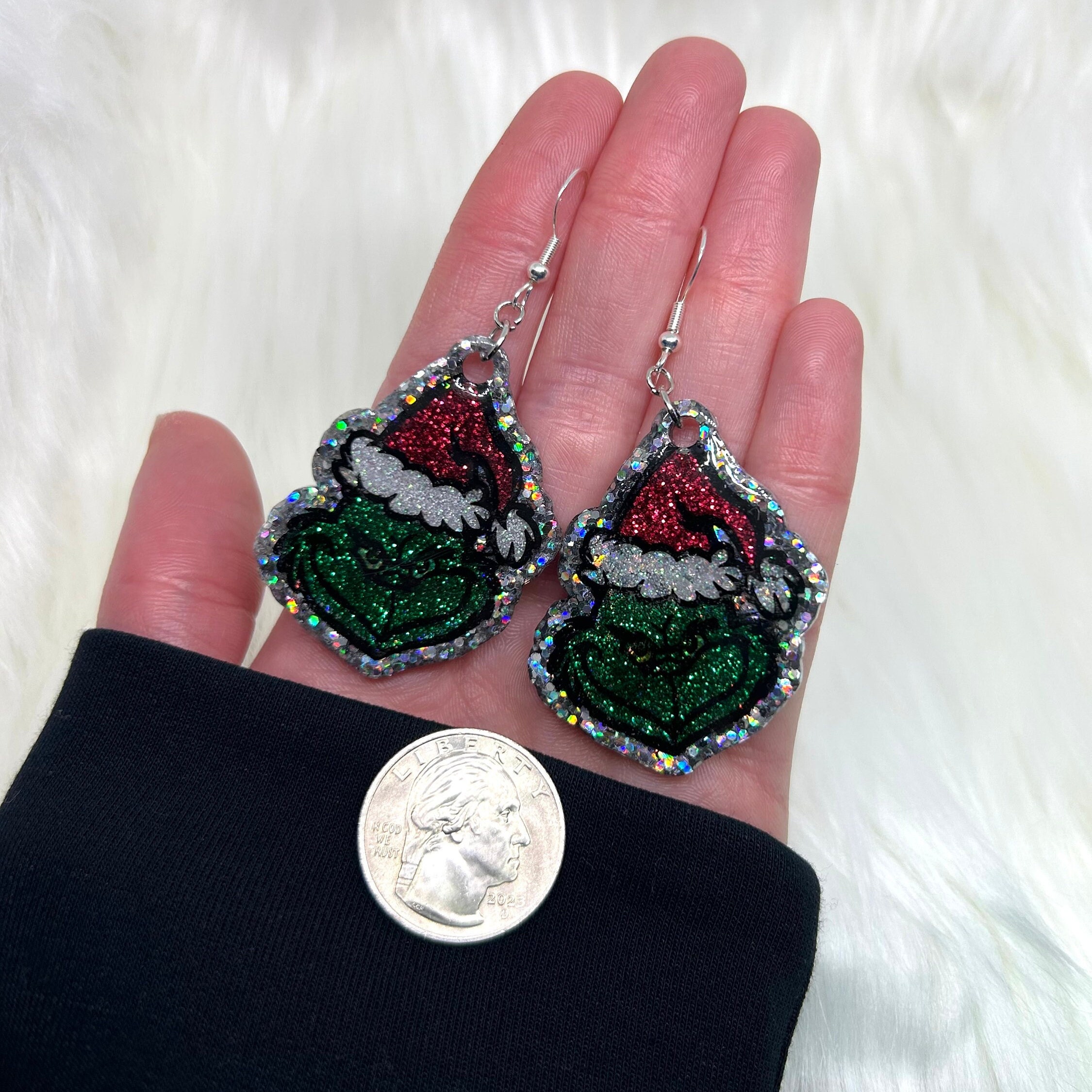 Christmas Earrings Movie Character Earrings Holiday - Etsy