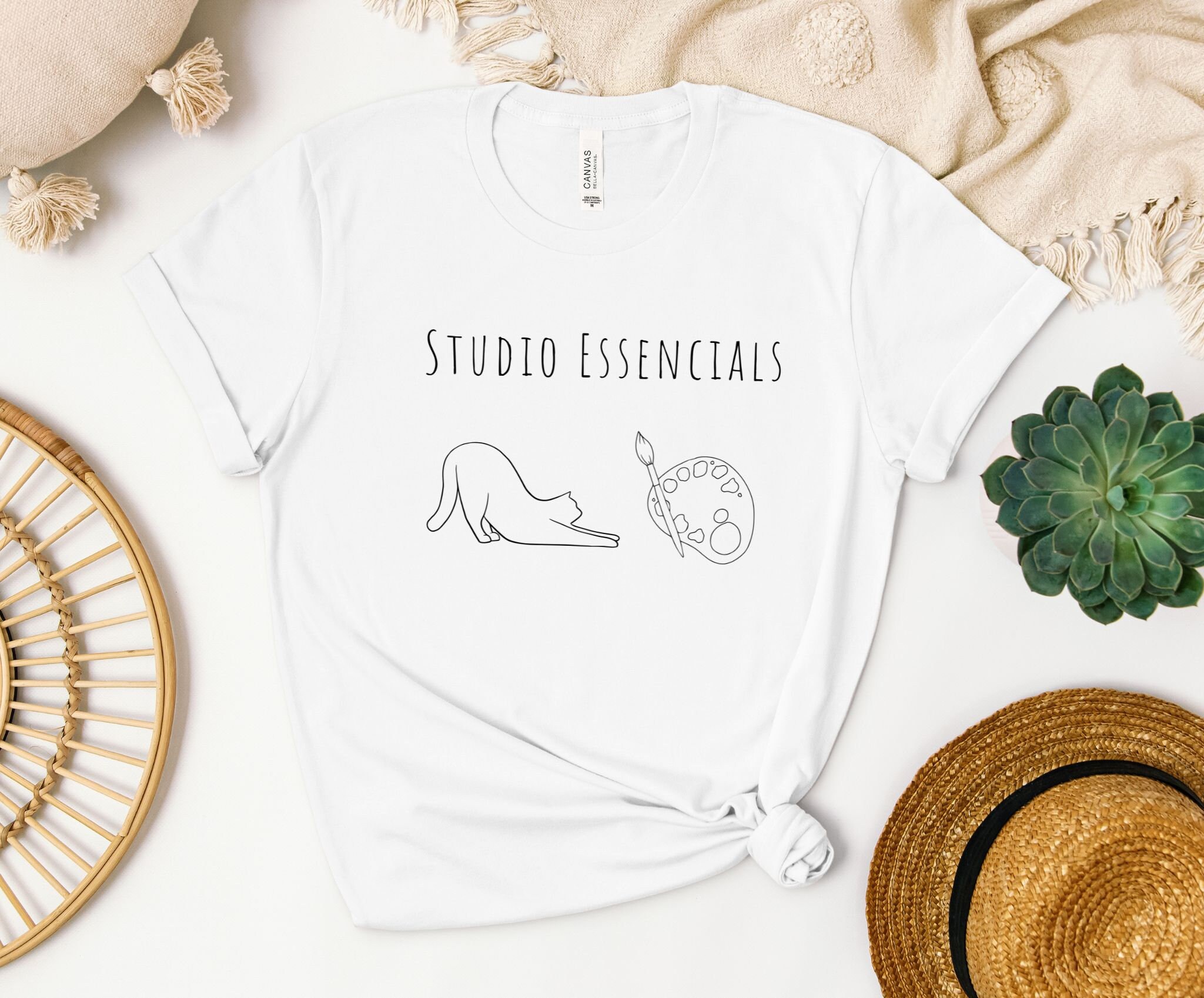 Art Shirt, Artist Gift, Painter Gift, Studio Essentials Shirt, Artists ...