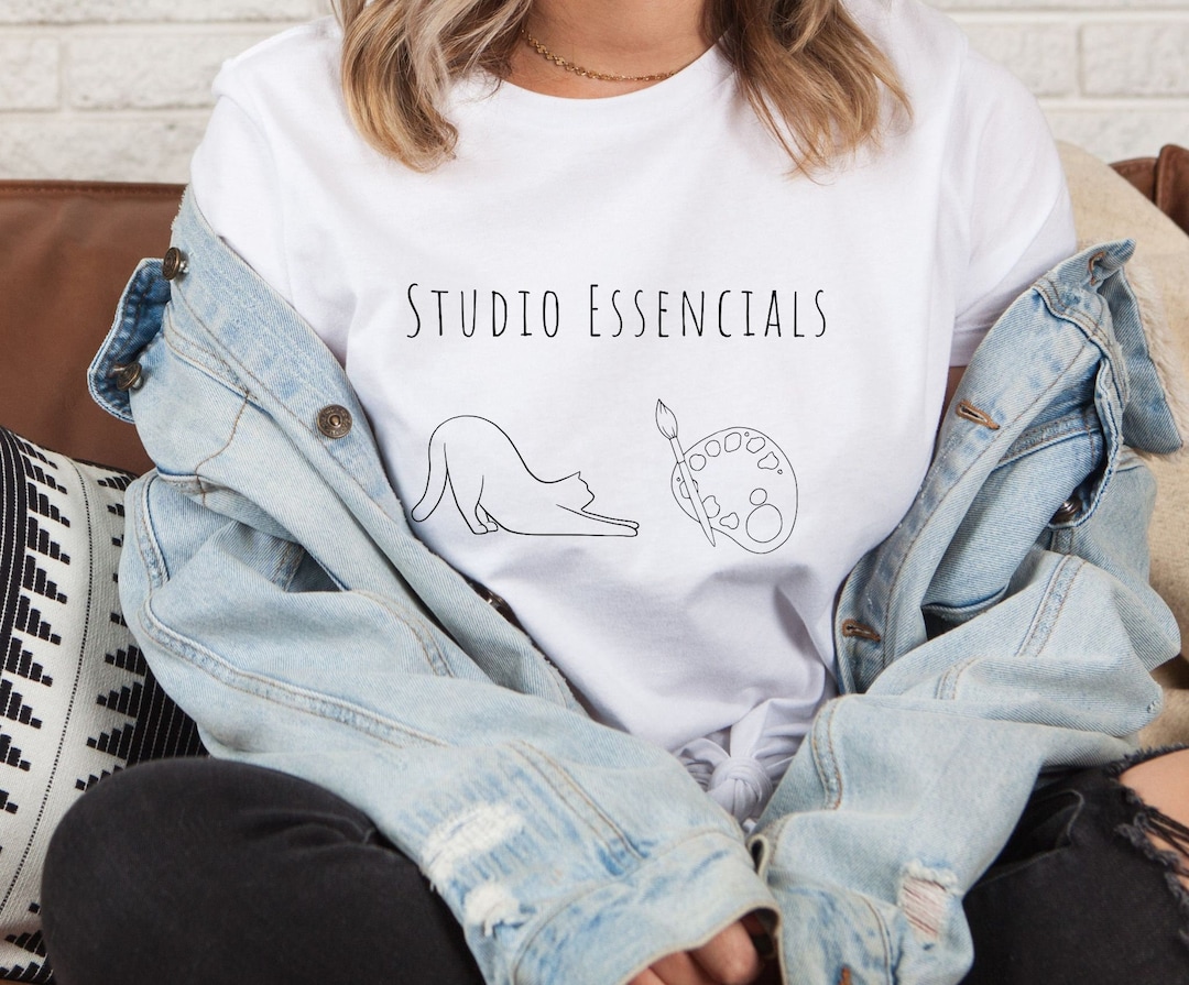 Art Shirt, Artist Gift, Painter Gift, Studio Essentials Shirt, Artists ...