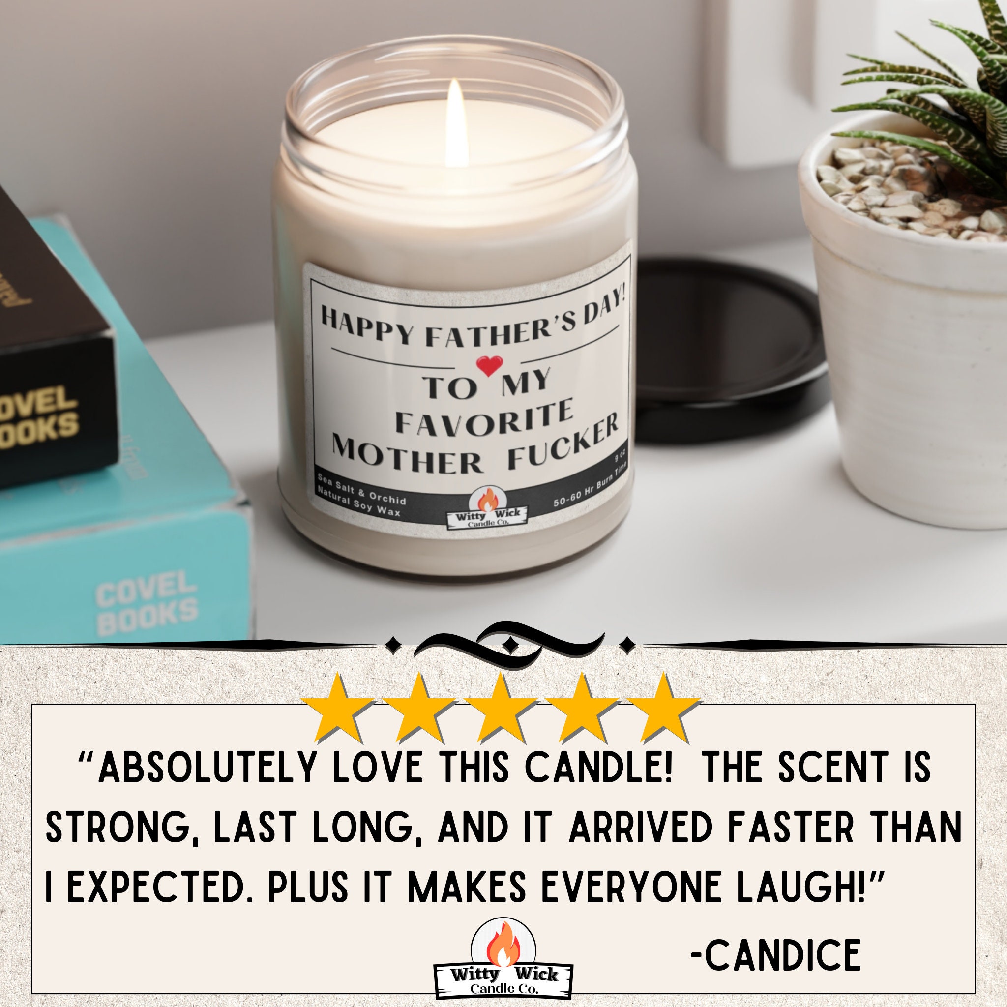 Personalized Fathers Day Gift, Gag Gifts for Dad, Funny Candle for Dad ...