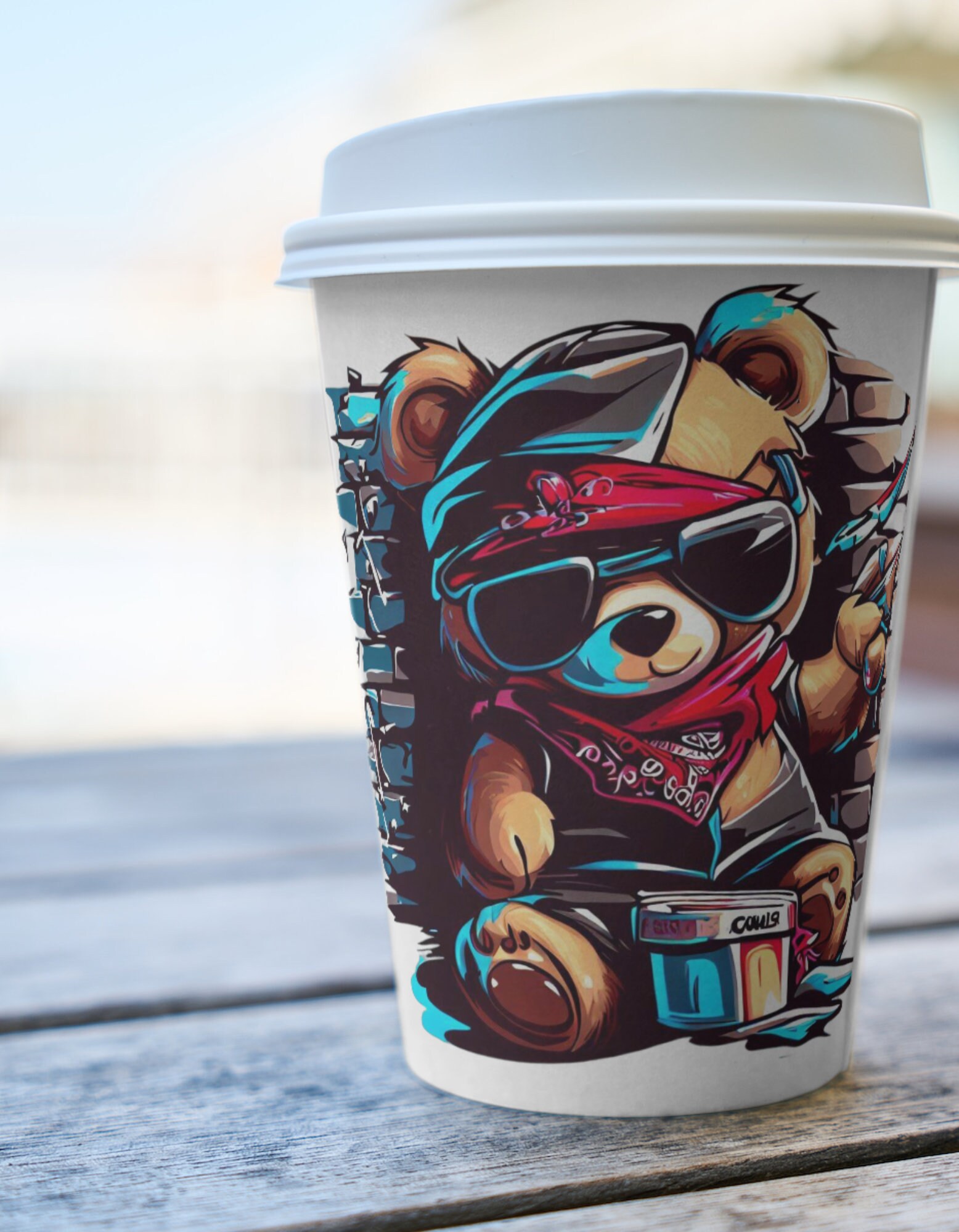 Ganster Teddy Bear Urban Clothing Pop Culture T-shirt Collection ...