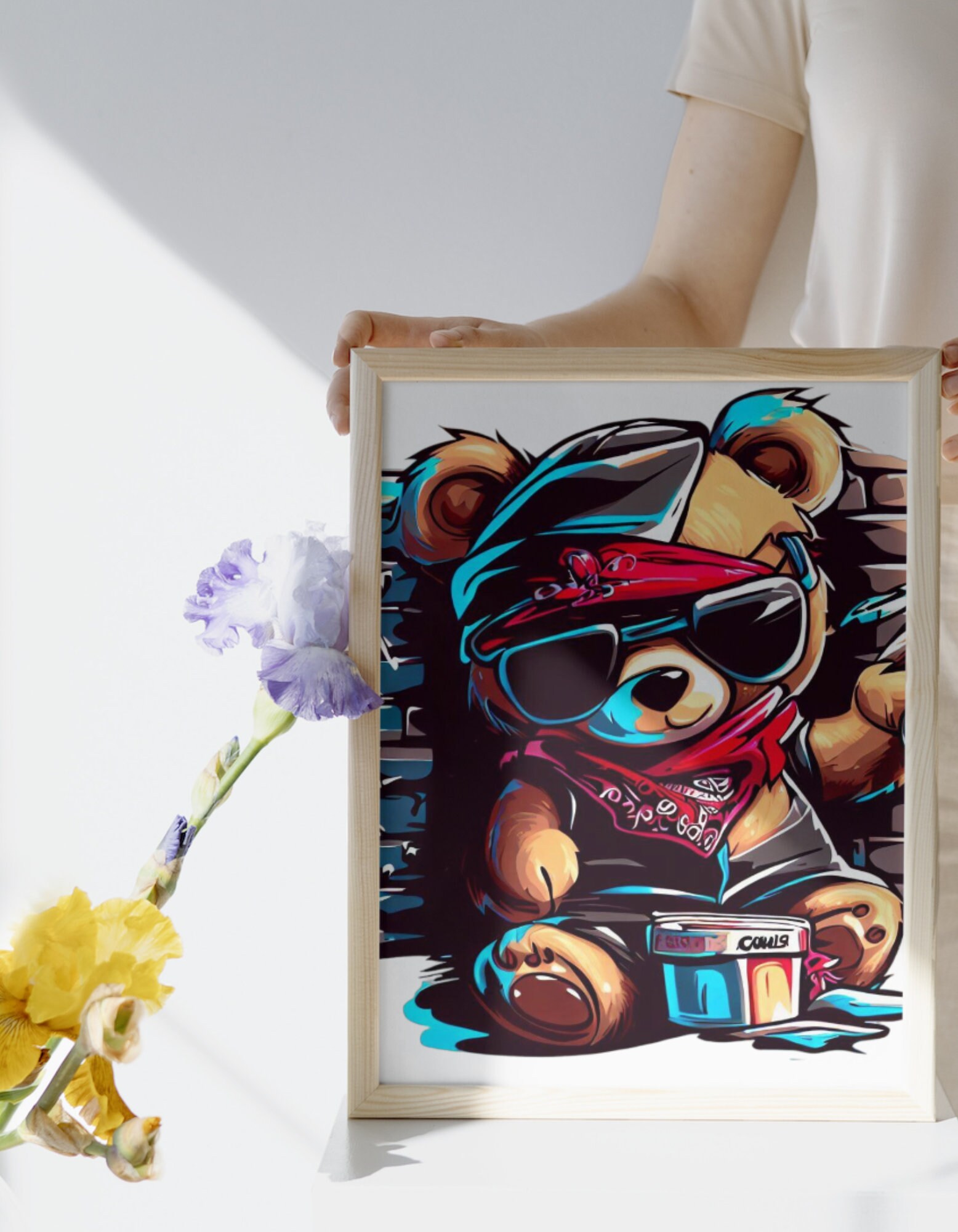 Ganster Teddy Bear Urban Clothing Pop Culture T-shirt Collection ...