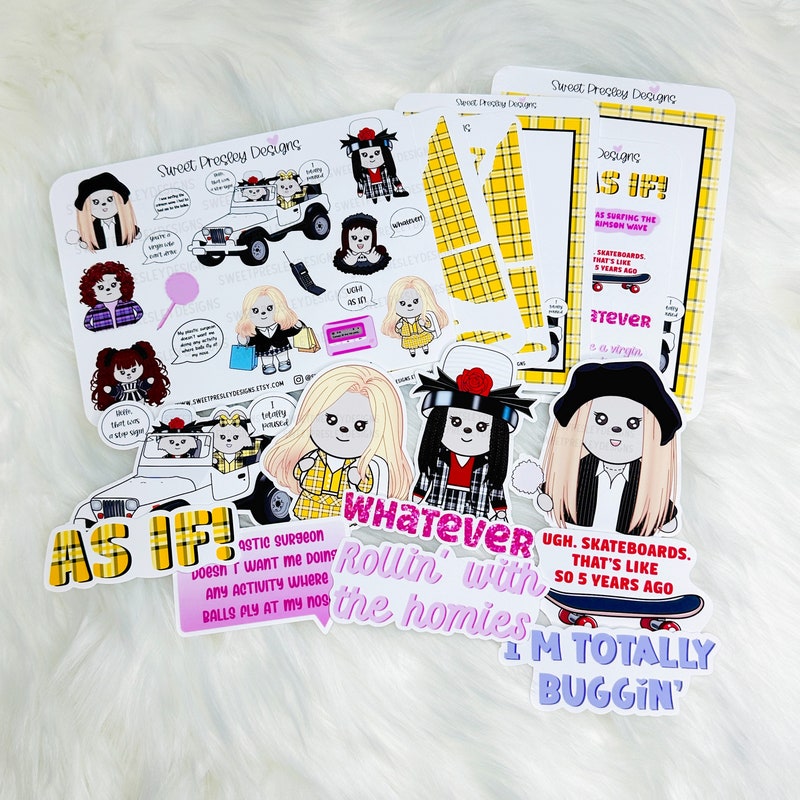 Clueless Stickers - Etsy