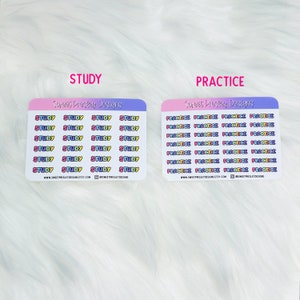 Mini Back to School Sticker Sheets | Planner Stickers | Journaling ...