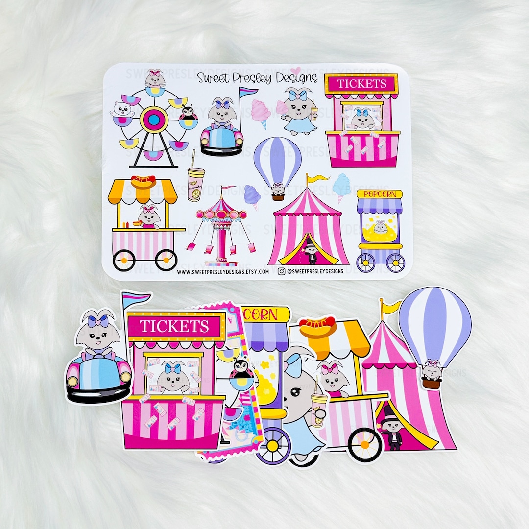 Fun at the Fair Deco Stickers | Fair Stickers | Deco Stickers | Bujo ...