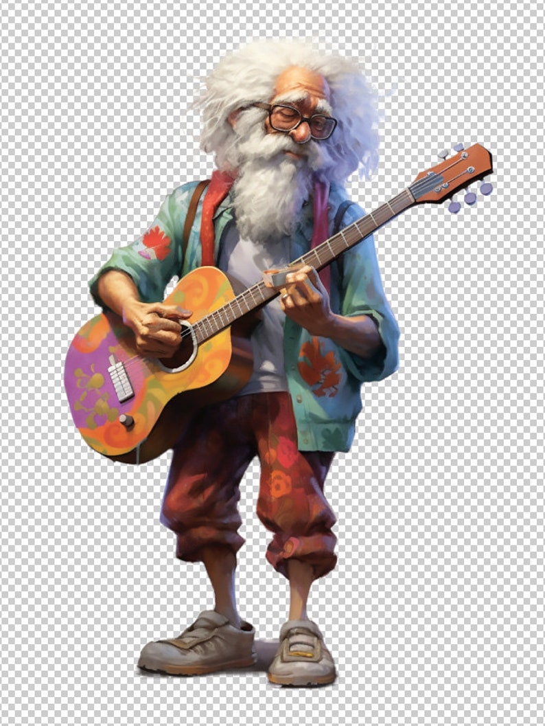 Vintage Hippie Vibes: High-res Images With Alpha Cutout (set of 5) - Etsy