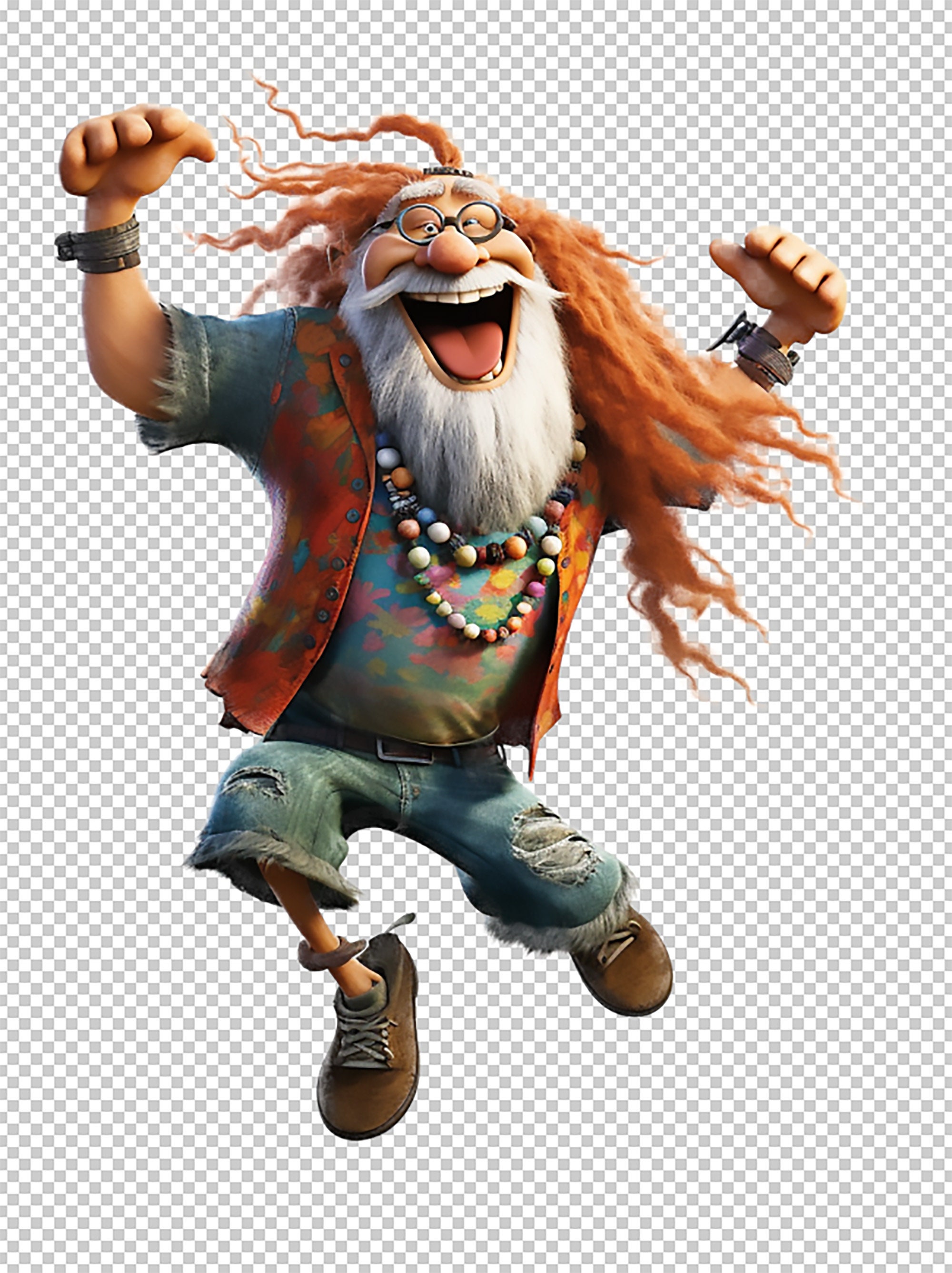 Vintage Hippie Vibes: High-res Images With Alpha Cutout (set of 5) - Etsy