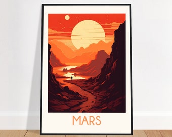 Mars True Color Print Poster - Etsy