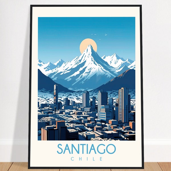 Santiago Chile - Etsy